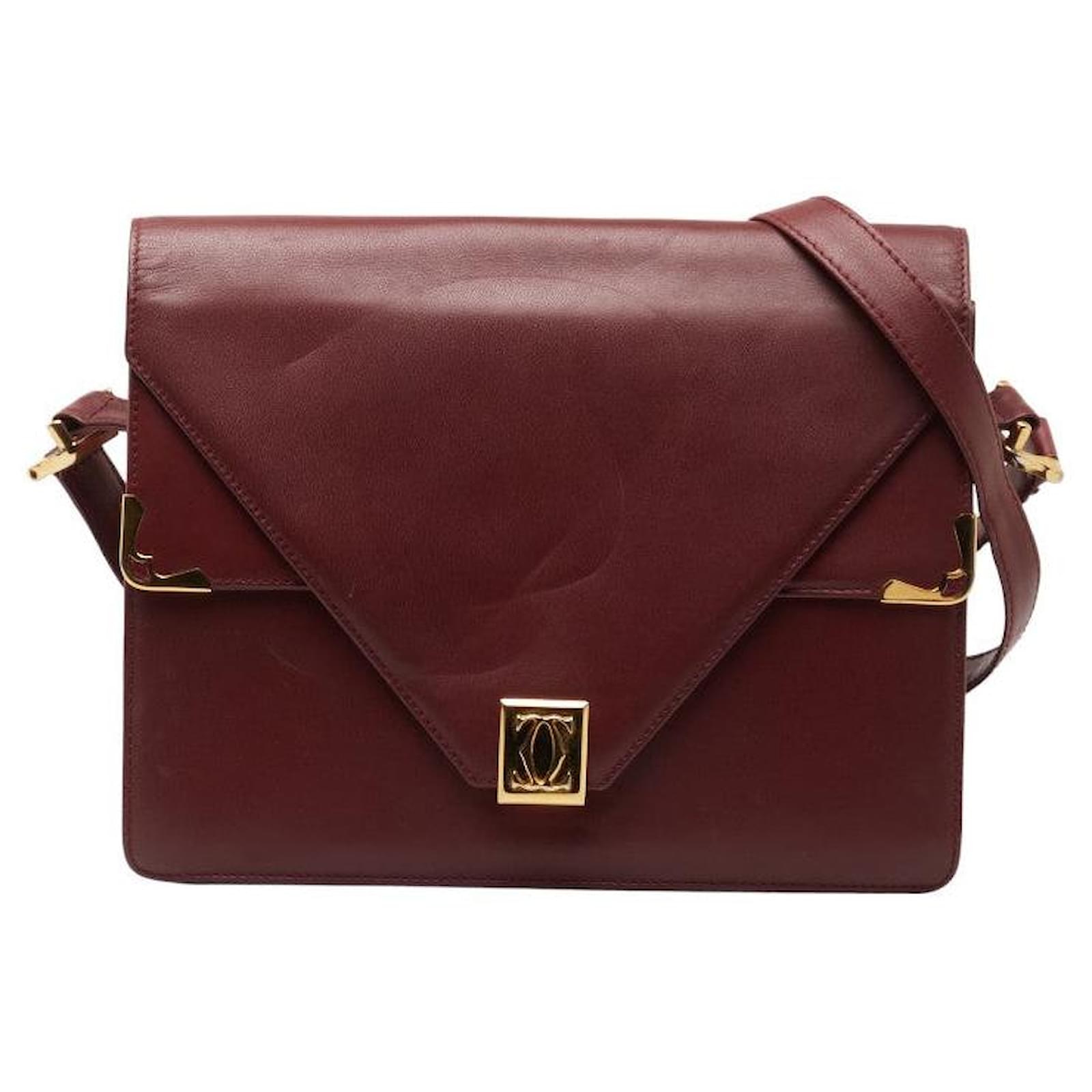 Must de Cartier Flap Shoulder Bag Leather ref.1325337 - Joli Closet
