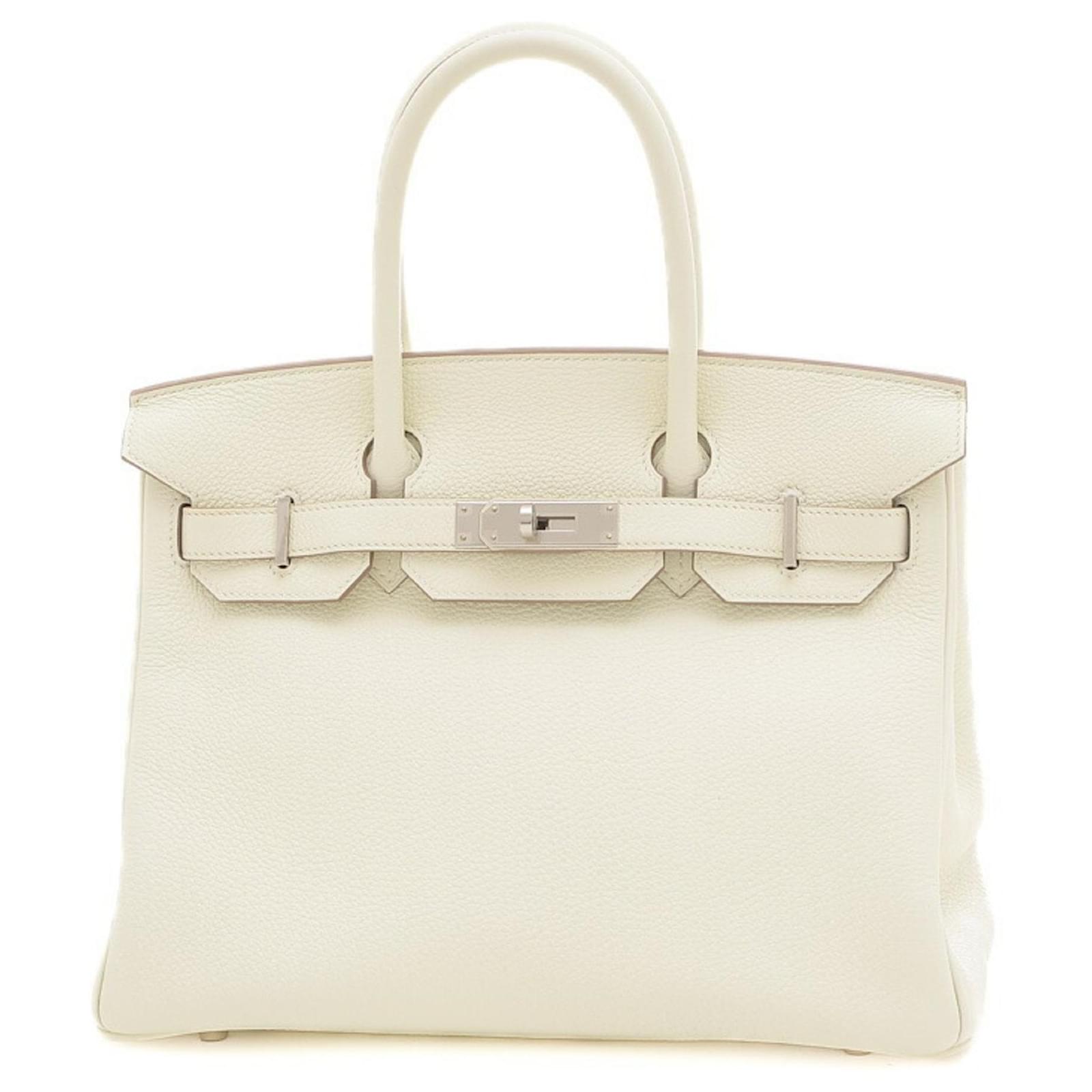Hermès HERMES BIRKIN 30 Cream Leather ref.1331938 - Joli Closet