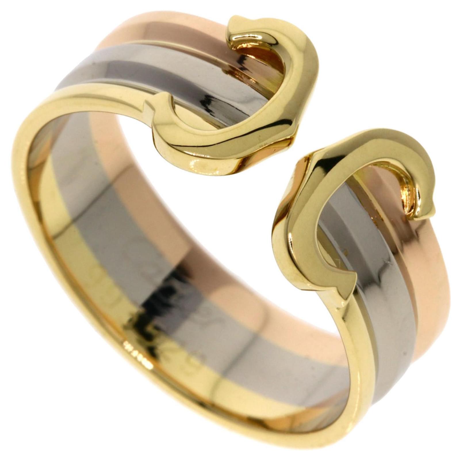 cartier 2C C2 Golden White gold ref.1332457 - Joli Closet