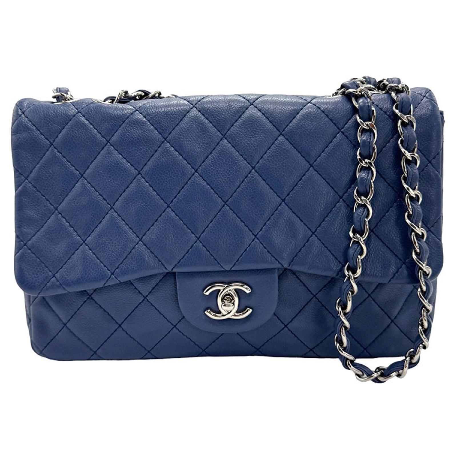 Chanel Timeless Blue Leather ref.JC1335183 (Sold) - Joli Closet