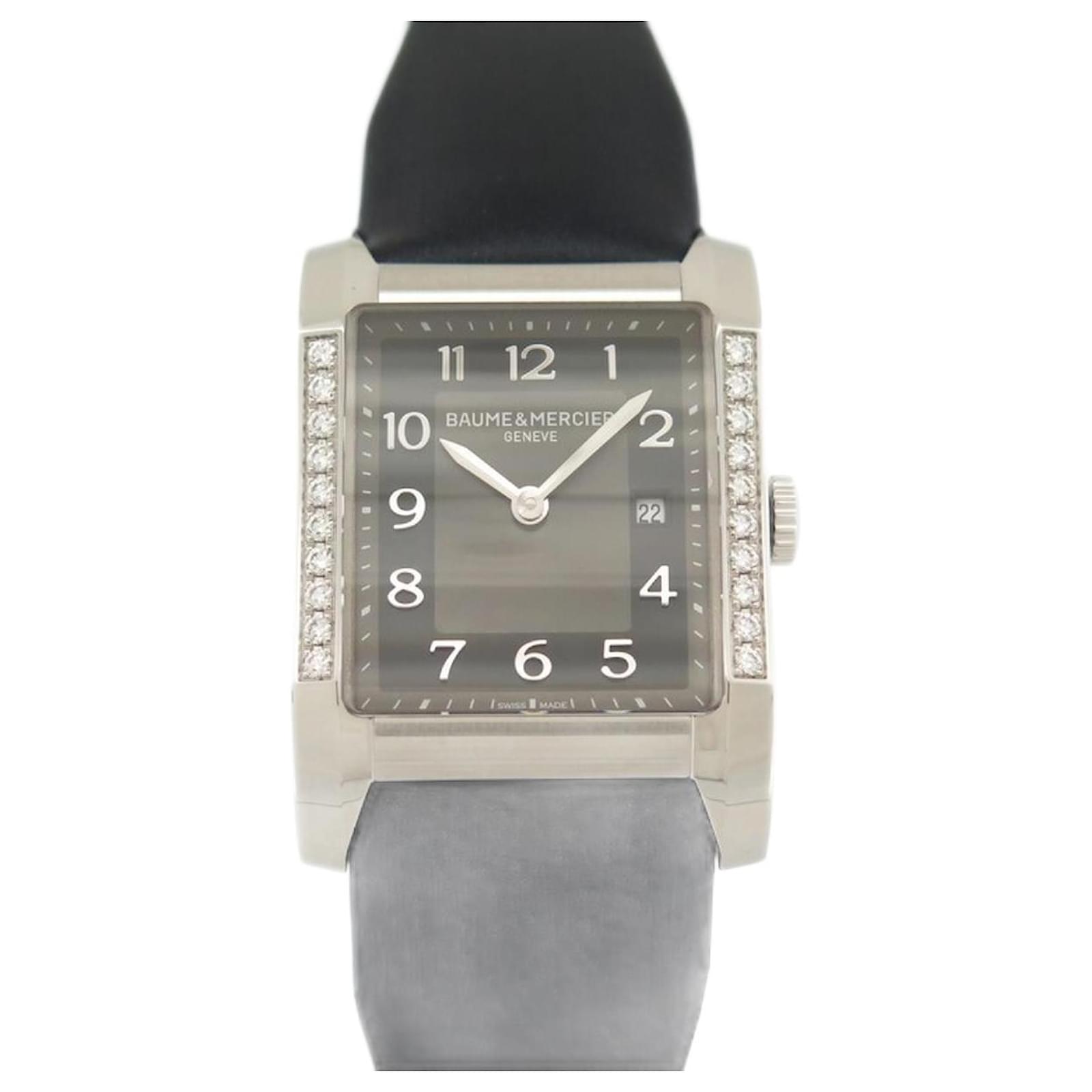 Baume & Mercier NEW BAUME MERCIER HAMPTON MOA WATCH10022 STEEL QUARTZ ...