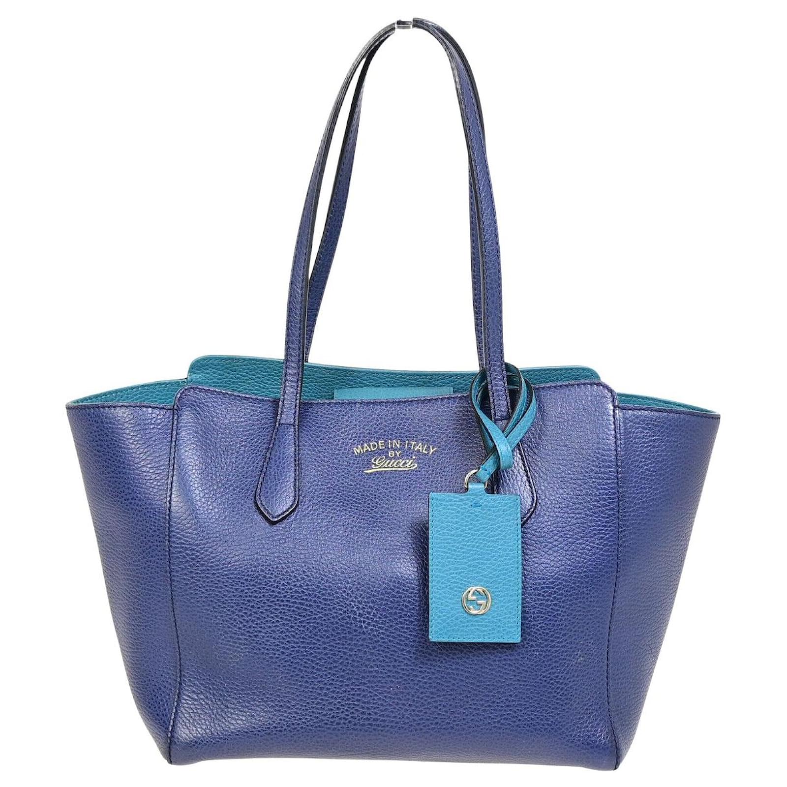 Gucci Swing Navy blue Leather ref.1337870 - Joli Closet