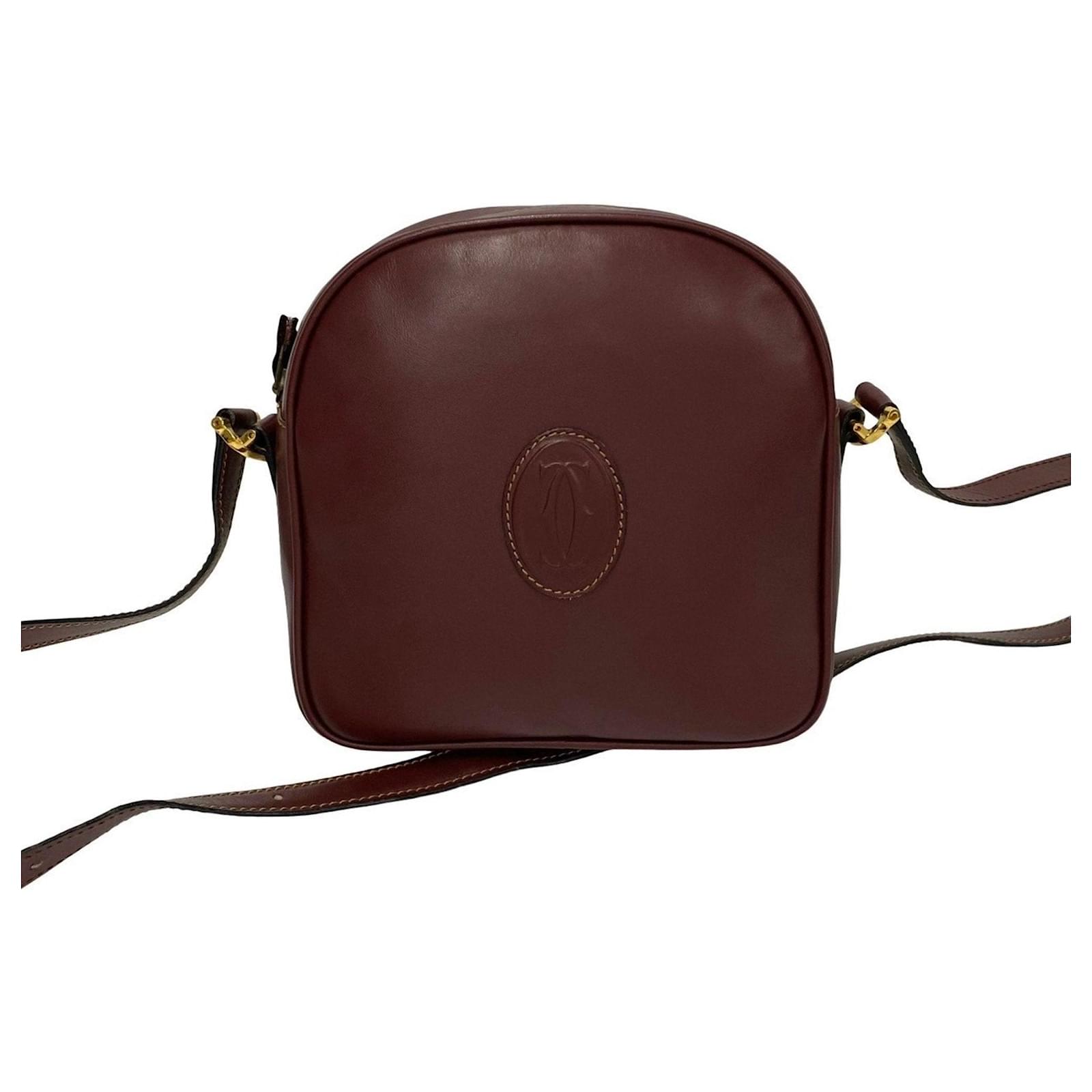 Cartier Must Line Dark red Leather ref.1338026 - Joli Closet