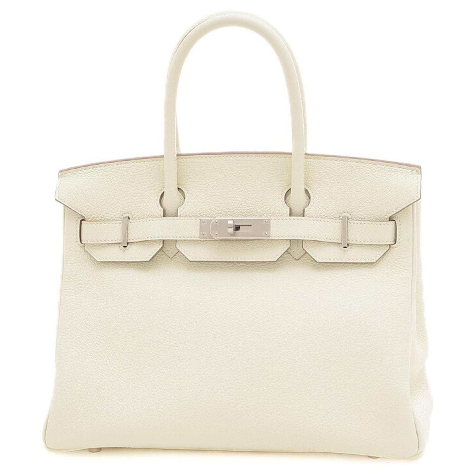 Hermès HERMES BIRKIN 30 Cream Leather ref.1338029 - Joli Closet