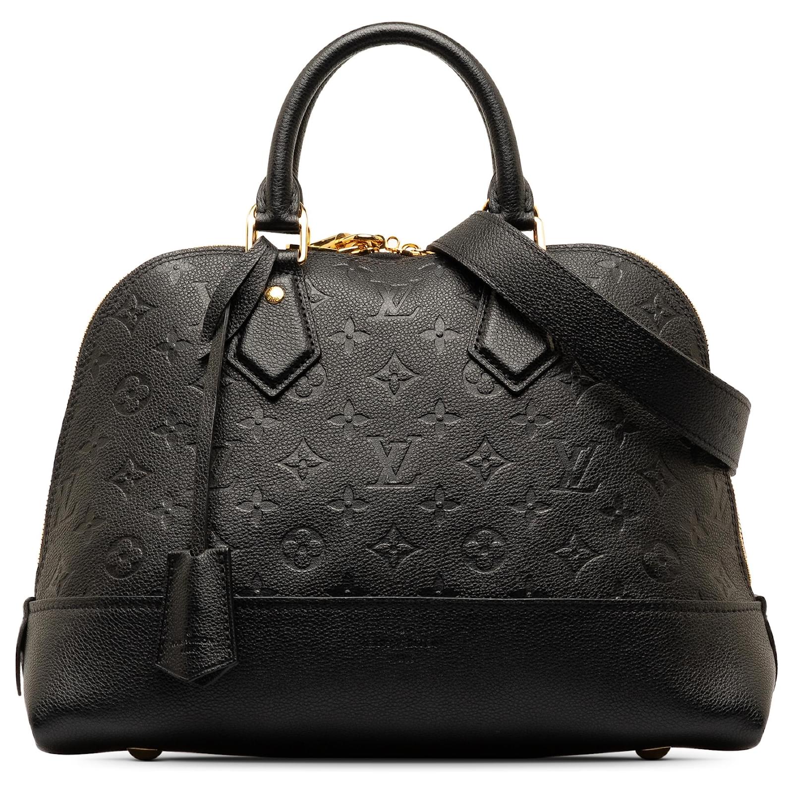 Louis Vuitton Black Monogram Empreinte Neo Alma PM Leather ref.1340334 ...