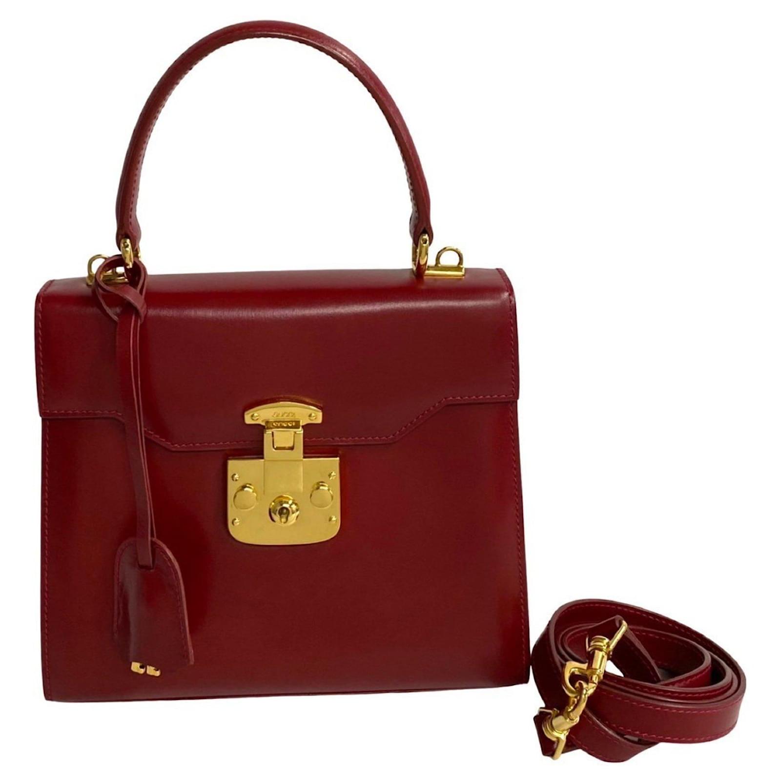 Gucci Lady Lock Red Leather ref.1341728 - Joli Closet