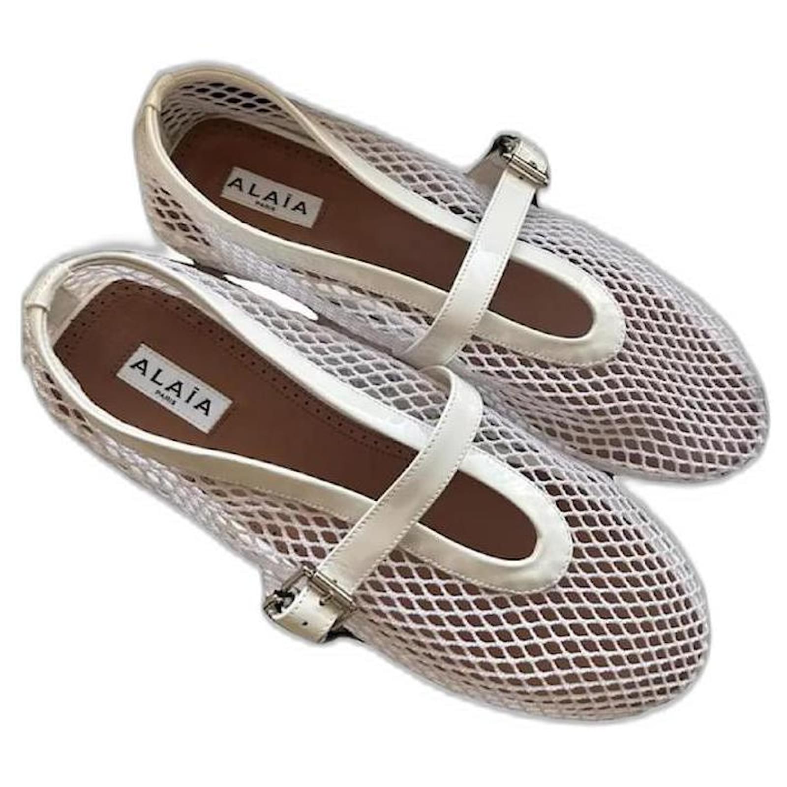 Alaïa Ballet flats White ref.1341752 - Joli Closet