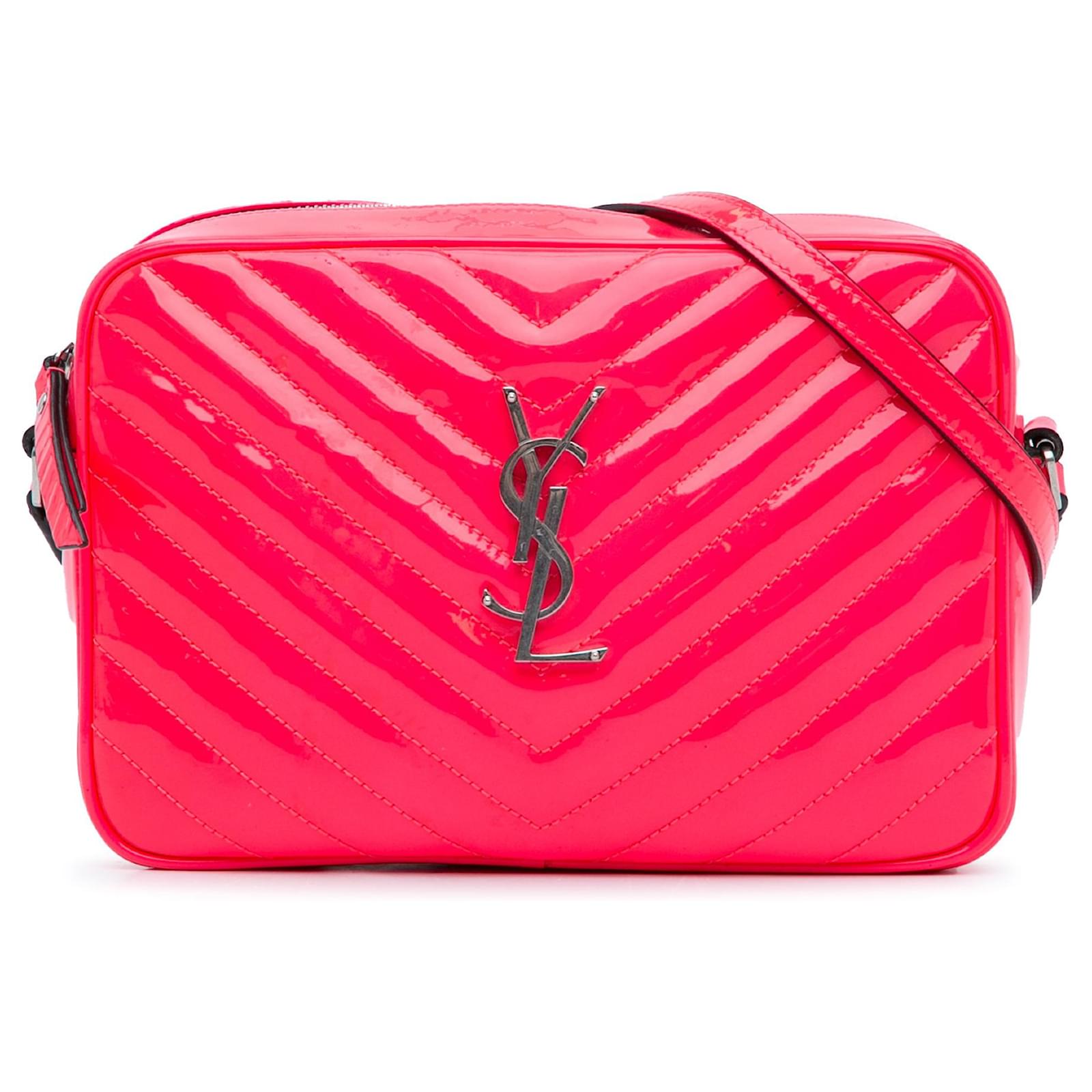 YVES SAINT LAURENT HandbagsLeather Pink ref.1344473 - Joli Closet