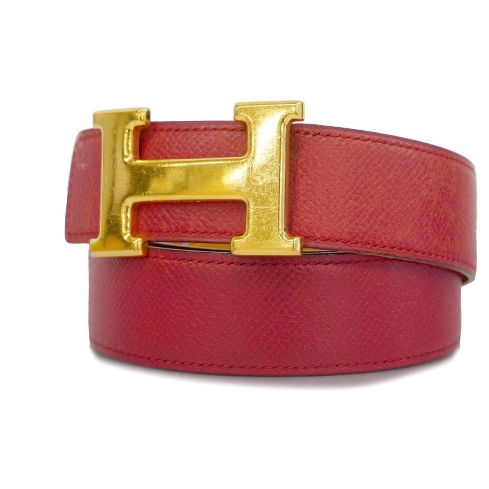 Hermès Hermes H Red Leather ref.1343352 - Joli Closet