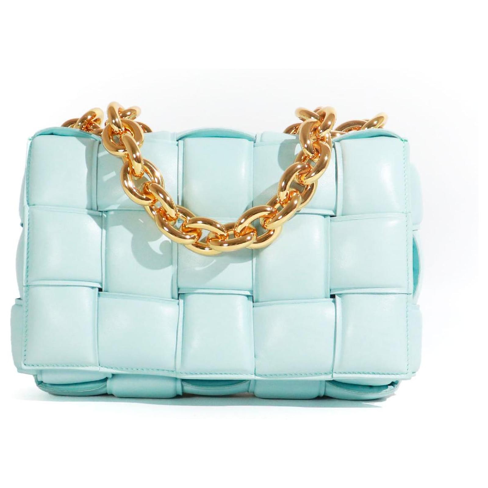 BOTTEGA VENETA Handbags T. leather Blue ref.1350793 - Joli Closet