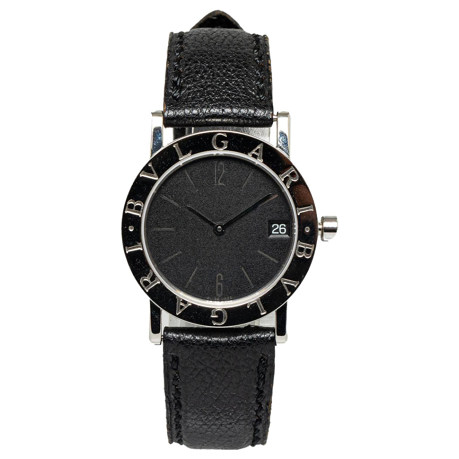 Bulgari Silver Bvlgari Quartz Stainless Steel Bvlgari Bvlgari Watch ...