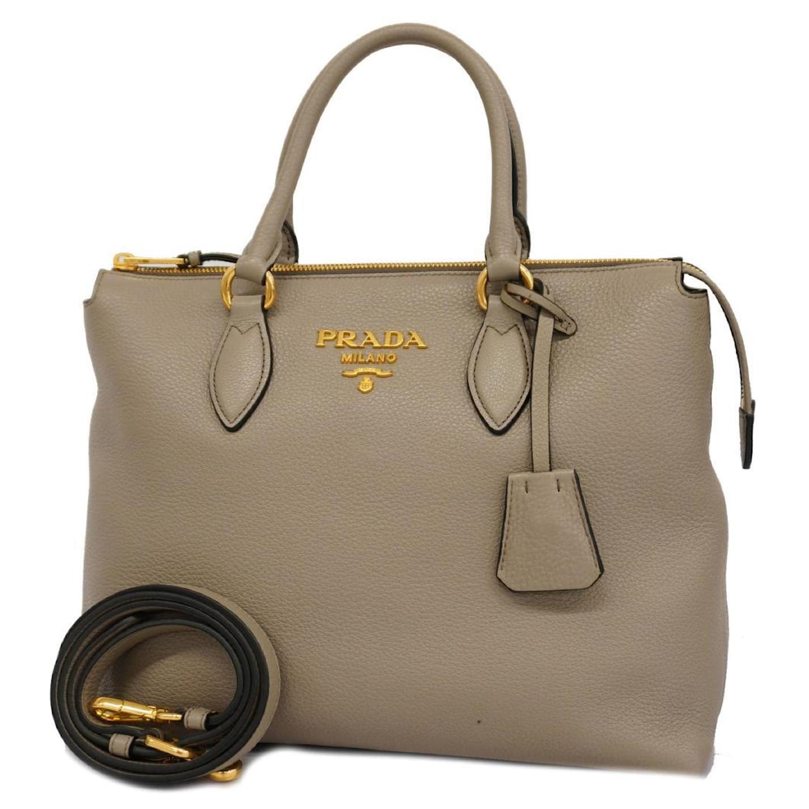 Prada Vitello Grey Leather ref.1354406 - Joli Closet