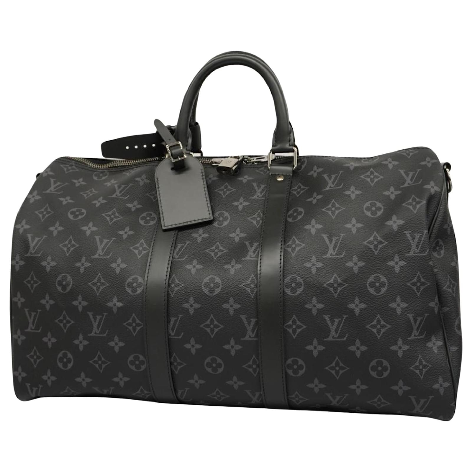 Louis Vuitton Keepall 45 Black Cloth ref.1356239 - Joli Closet