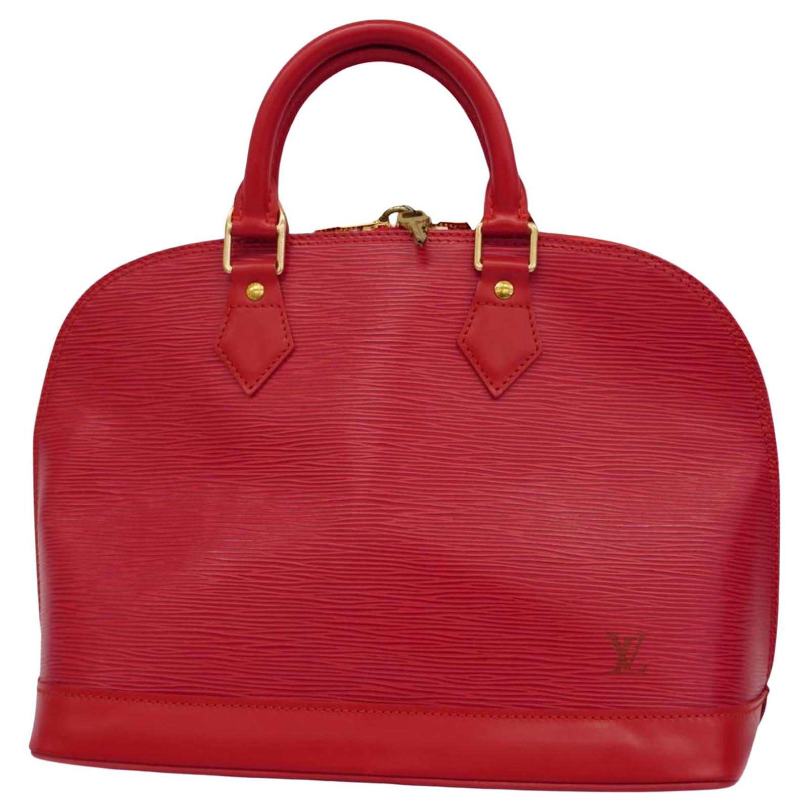 Louis Vuitton Alma Red Leather ref.1356430 - Joli Closet
