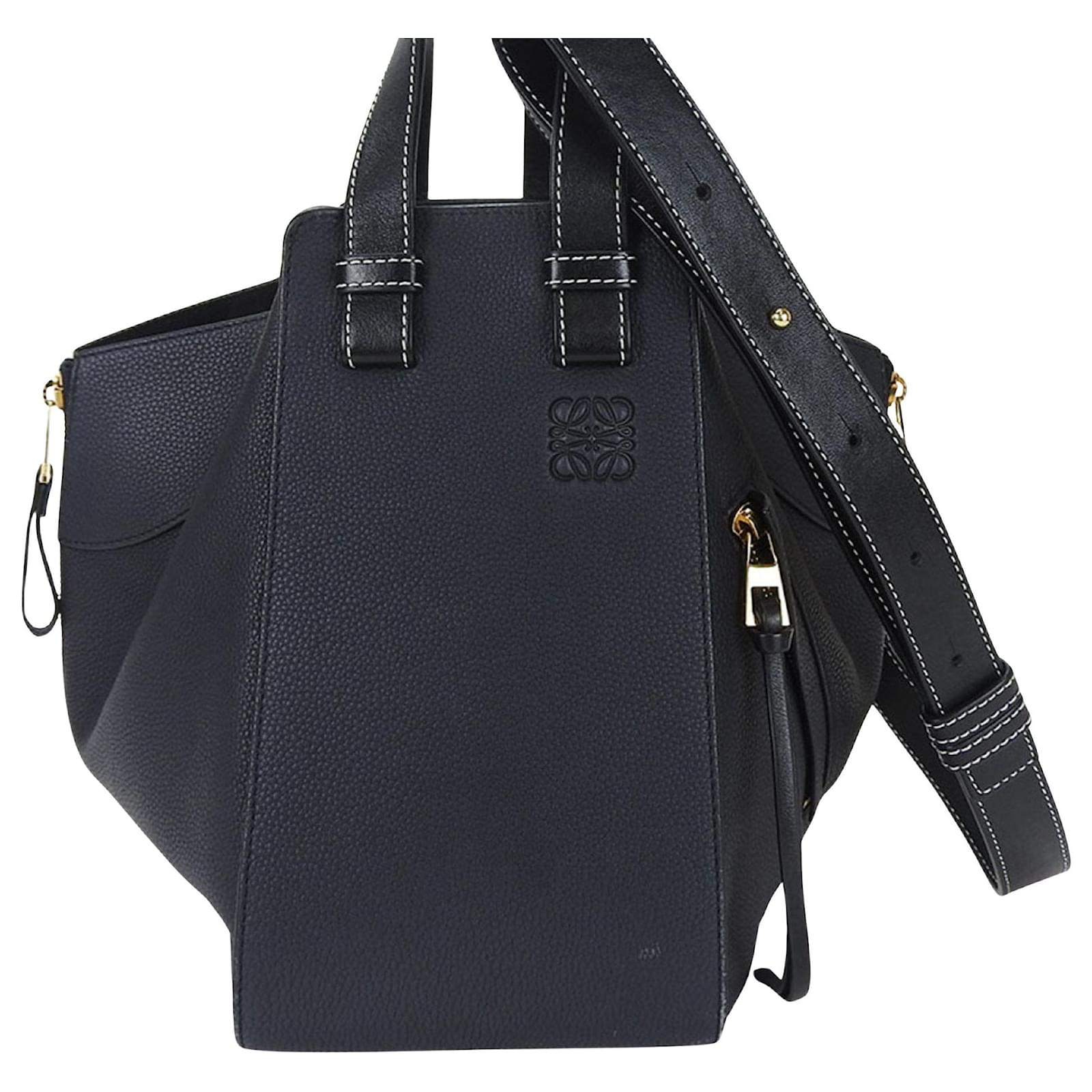 Loewe Hammock Navy blue Leather ref.1358010 - Joli Closet