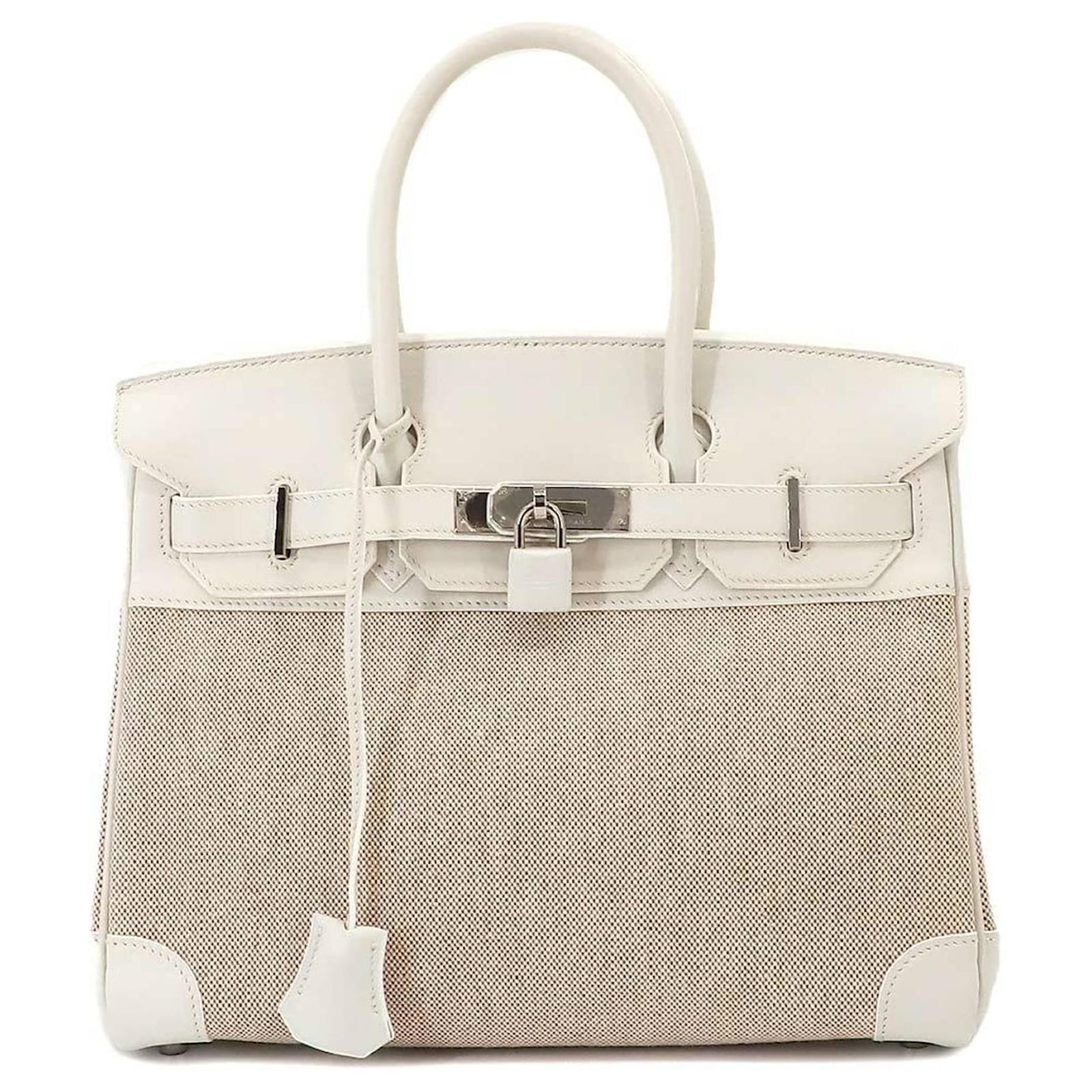 Hermès HERMES BIRKIN 30 White Leather ref.1358052 - Joli Closet