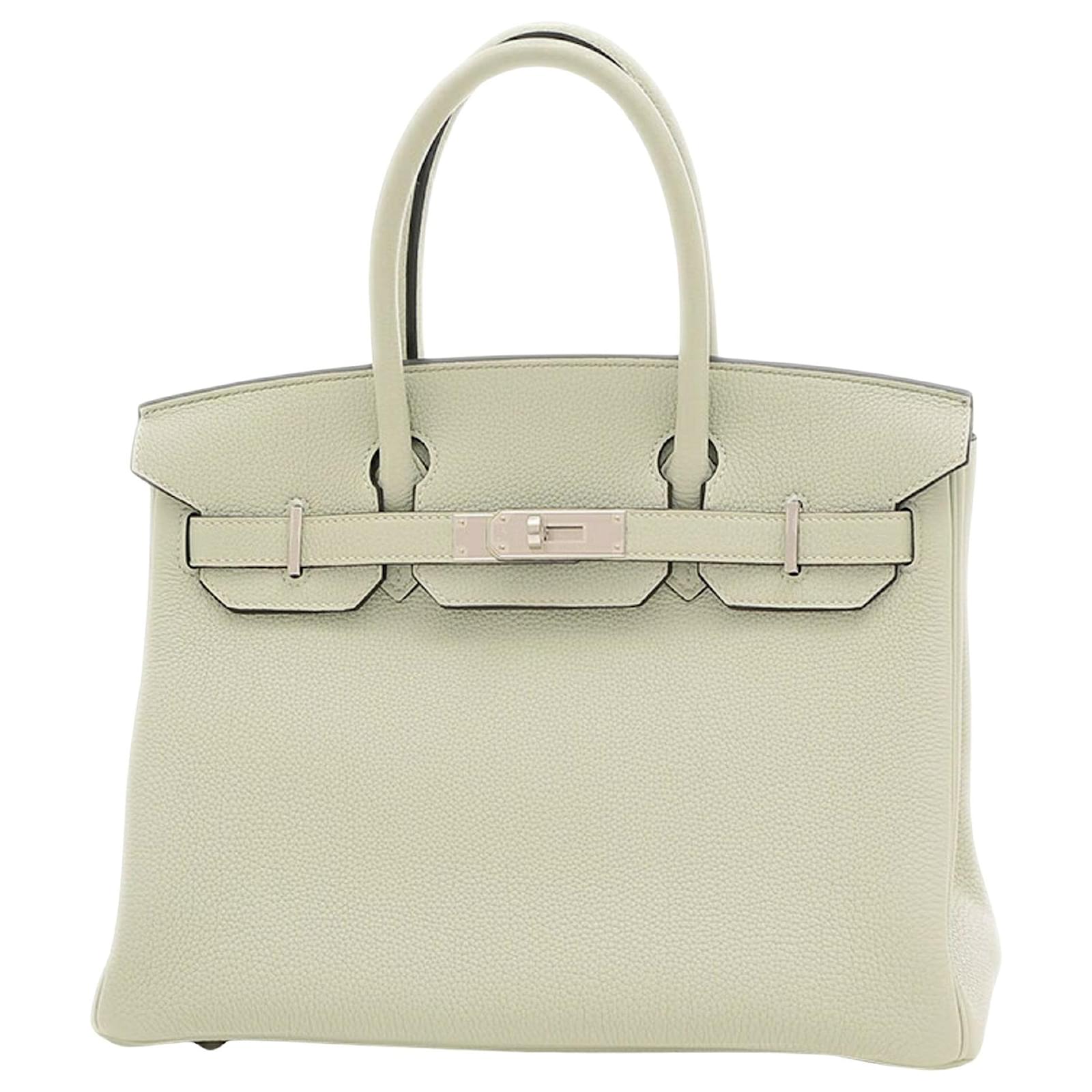 Hermès HERMES BIRKIN 30 Cream Leather ref.1359502 - Joli Closet
