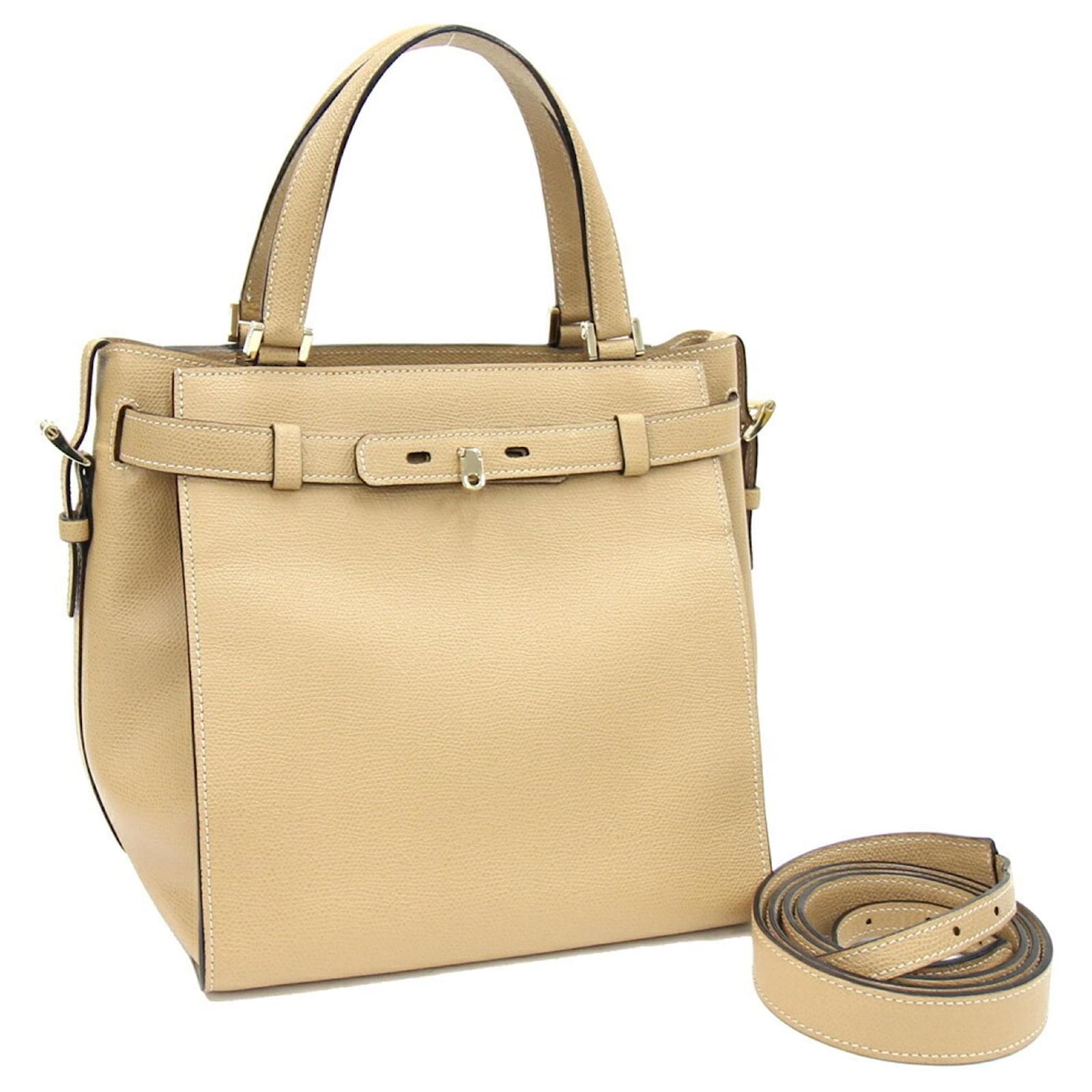 Valextra B Cube Beige Leather ref.1364414 - Joli Closet