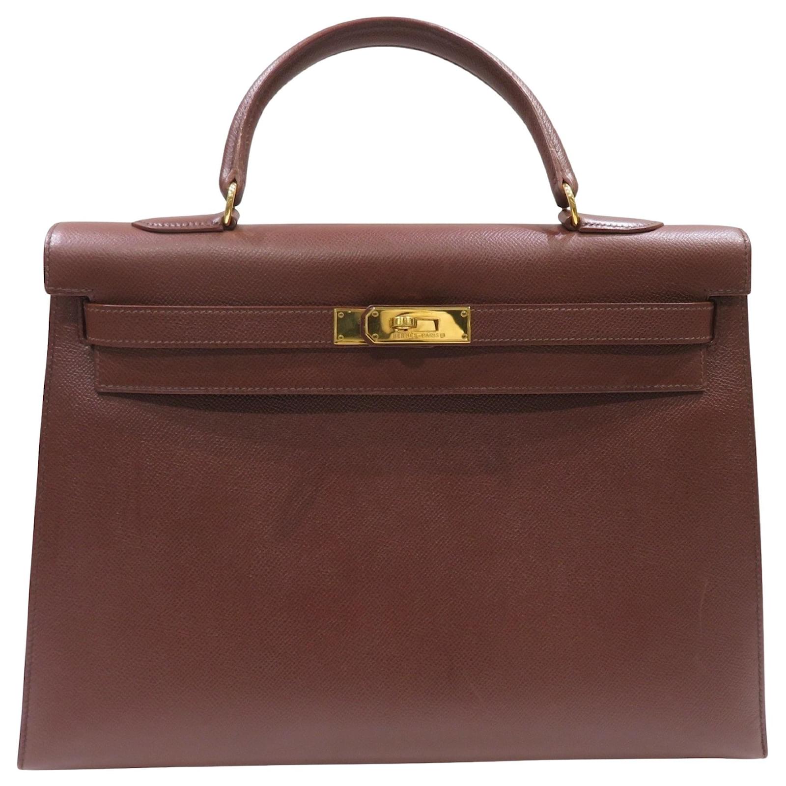 Hermès hermes kelly 35 Brown Leather ref.1365196 - Joli Closet