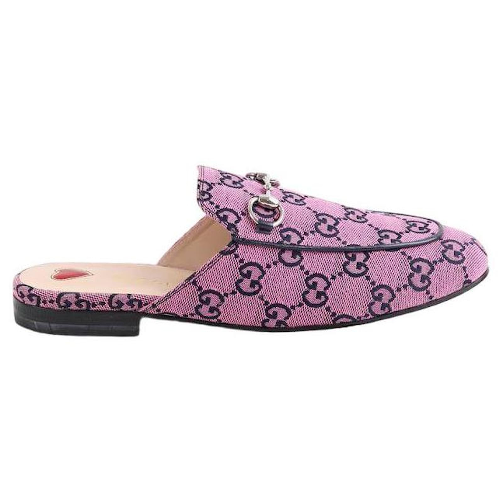 Gucci Leather loafers Pink ref.1366413 - Joli Closet
