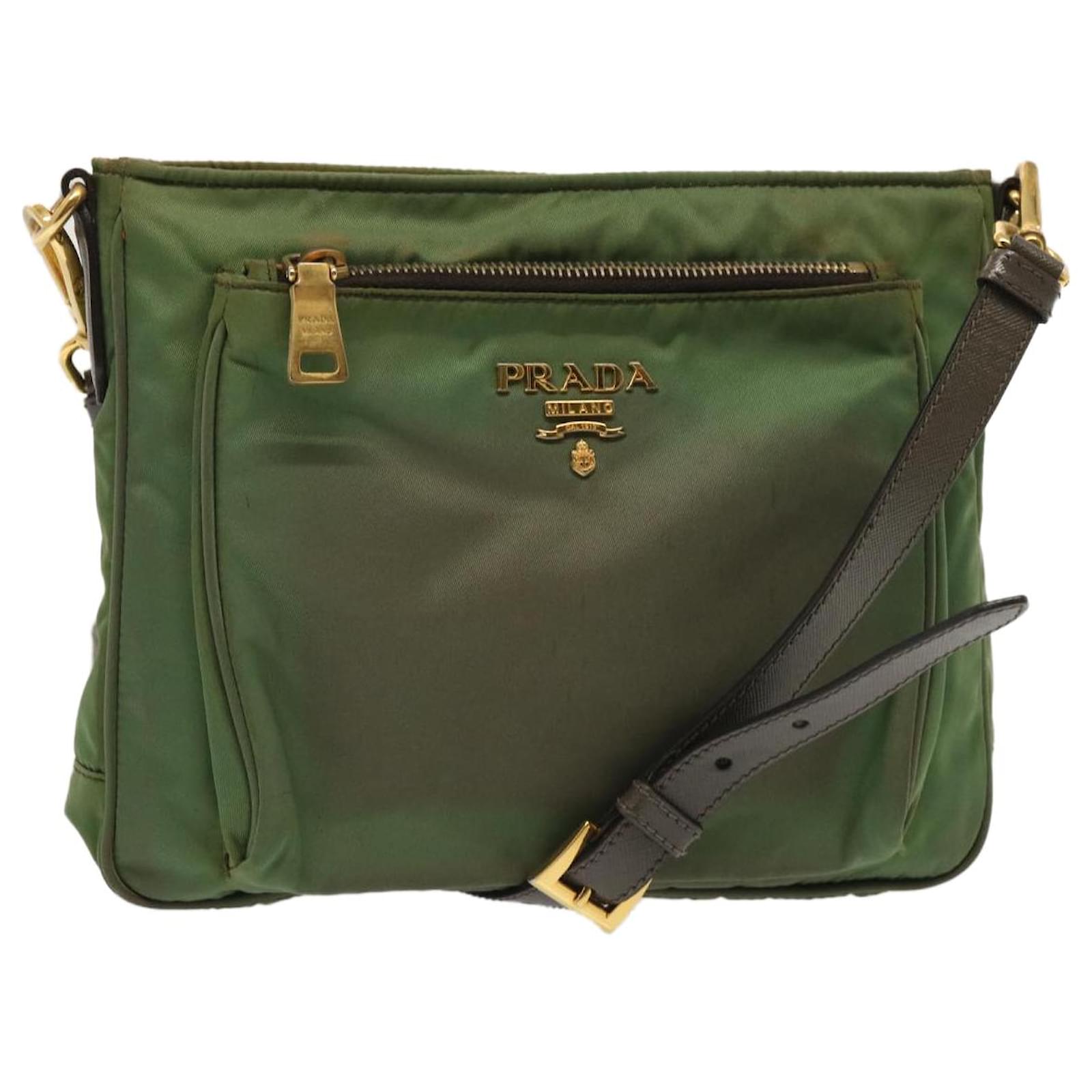 Prada Tessuto Khaki Synthetic ref.1371365 - Joli Closet