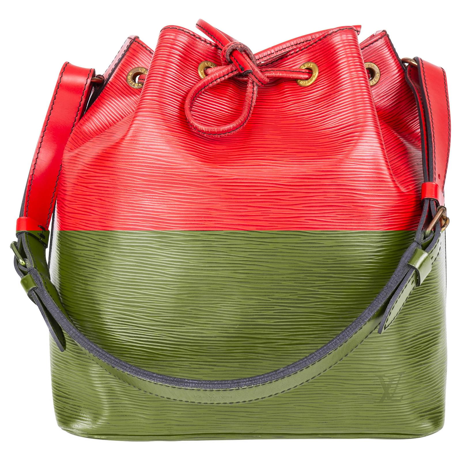 Louis Vuitton Red Sac Noe Petit Epi Leather ref.1372585 - Joli Closet