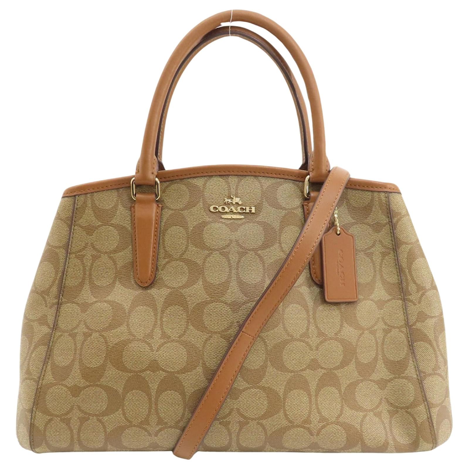 Coach Signature Brown Leather ref.1374503 - Joli Closet