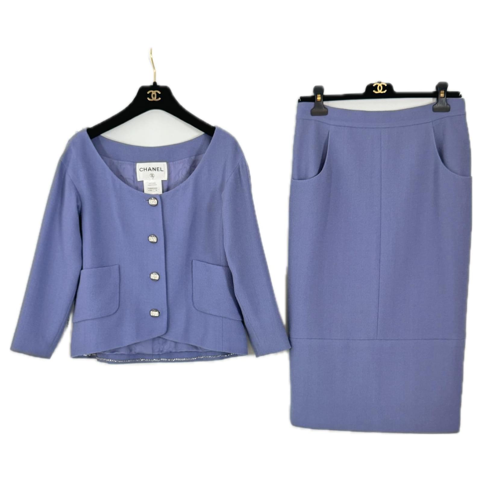 Chanel French Riviera Runway Lavender Tweed Suit ref.1376366 - Joli Closet