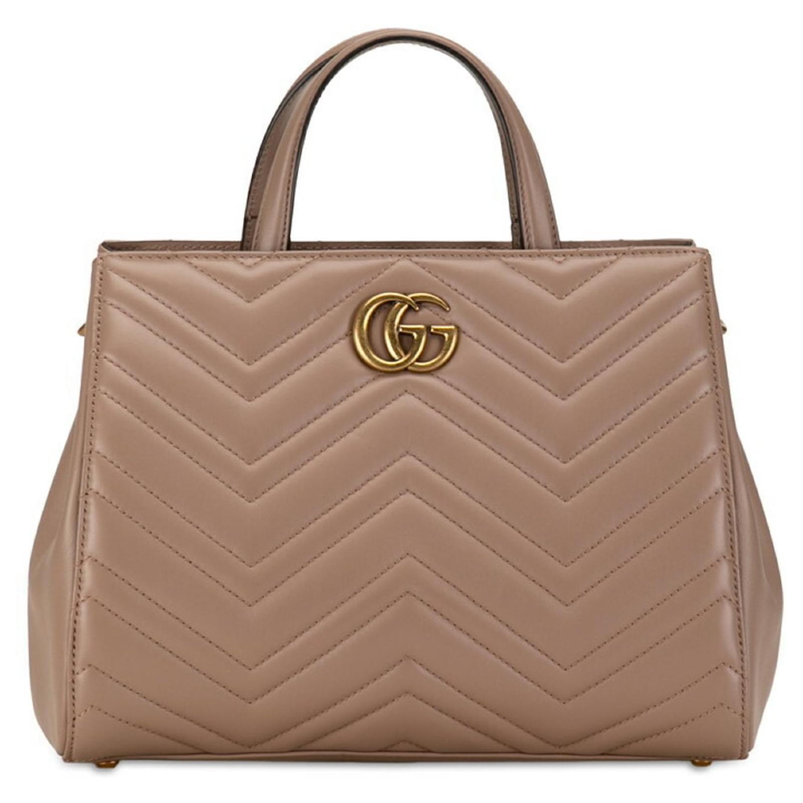 Gucci Marmont Beige Leather ref.1380218 - Joli Closet