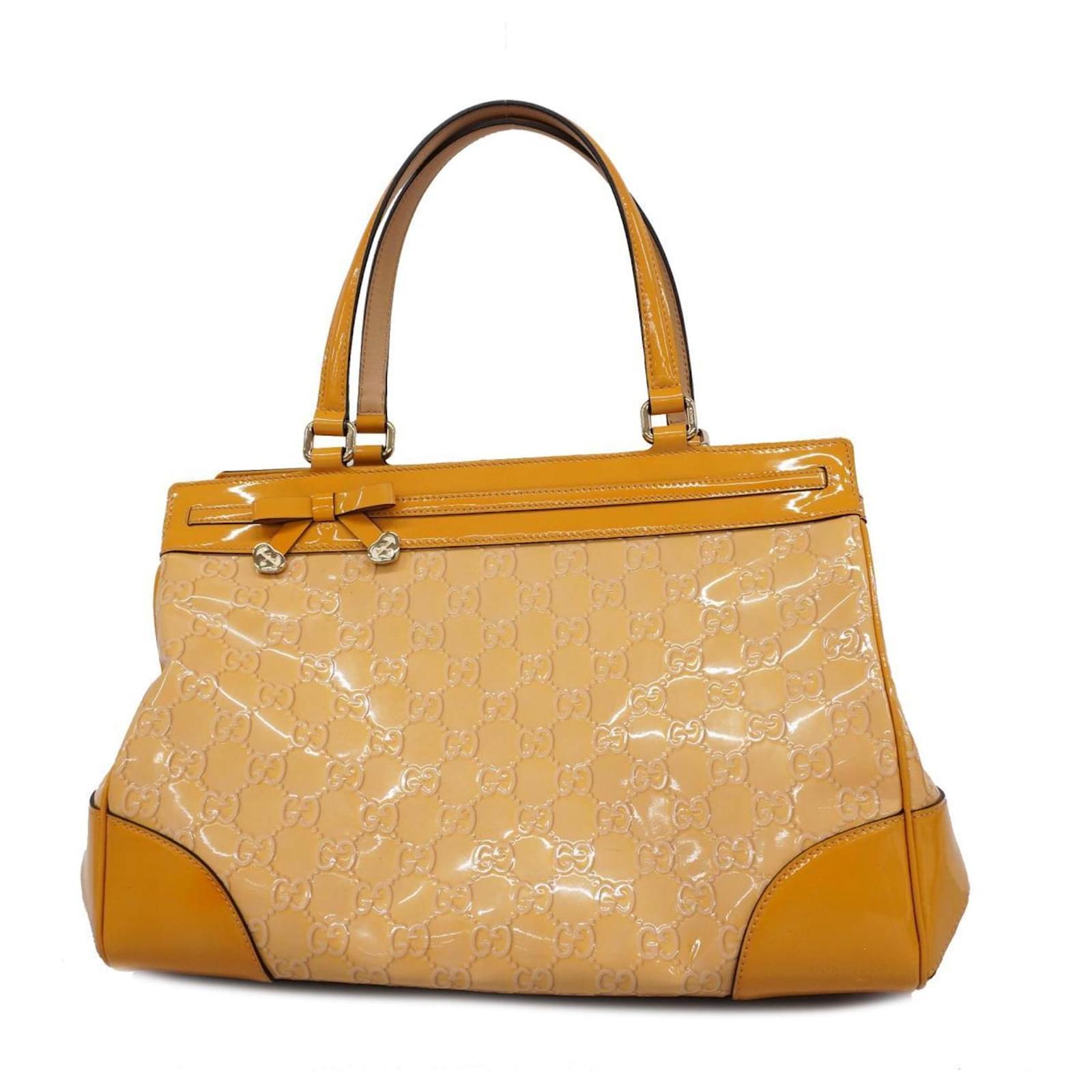 Gucci Mayfair Yellow Patent leather ref.1385324 - Joli Closet