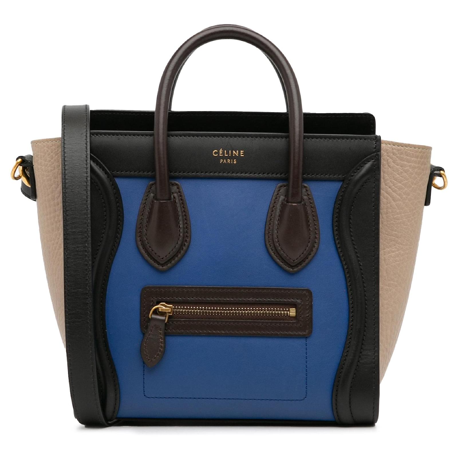 Céline Multi Celine Nano Luggage Tricolor Satchel Multiple colors ...
