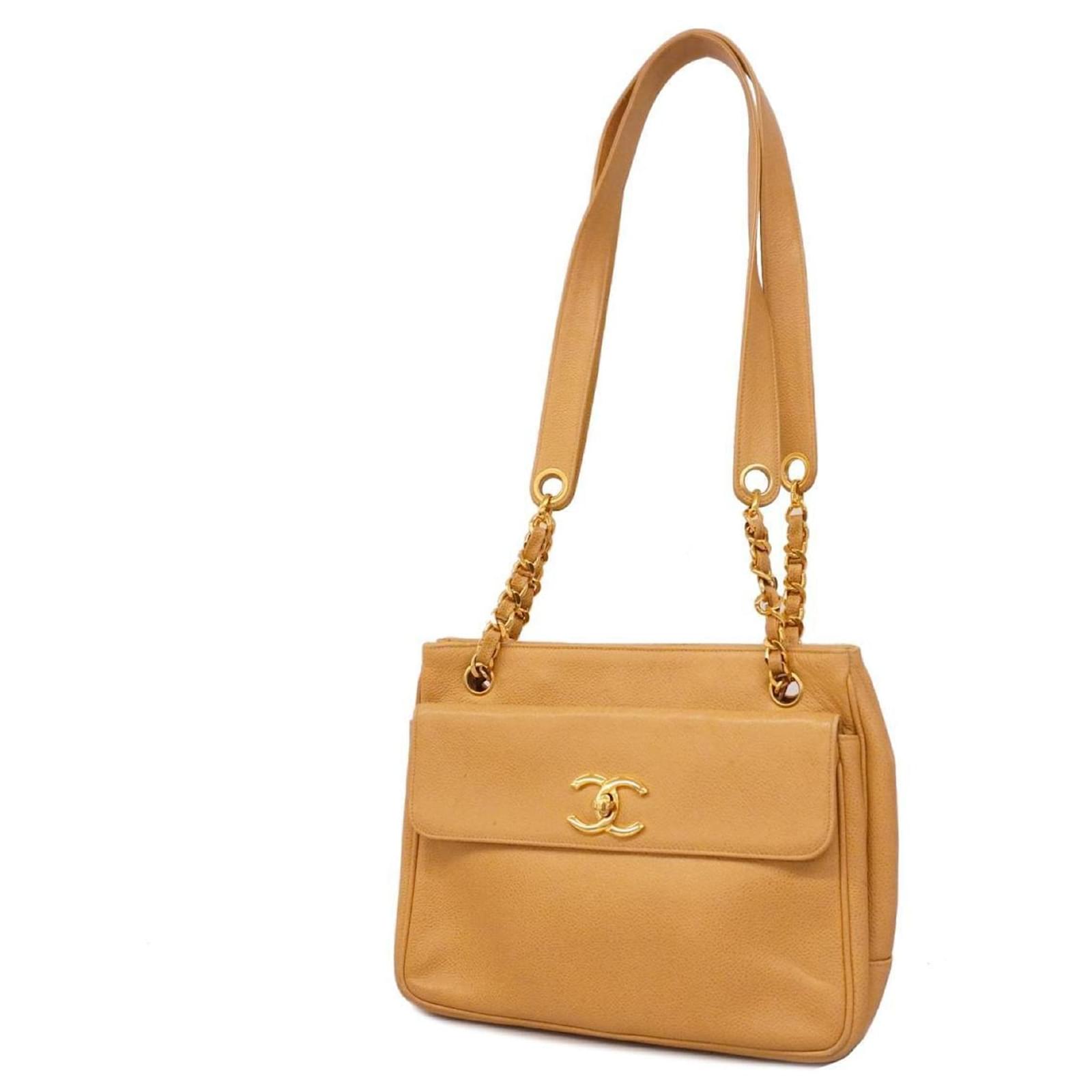 Chanel Beige Leather ref.1396511 - Joli Closet