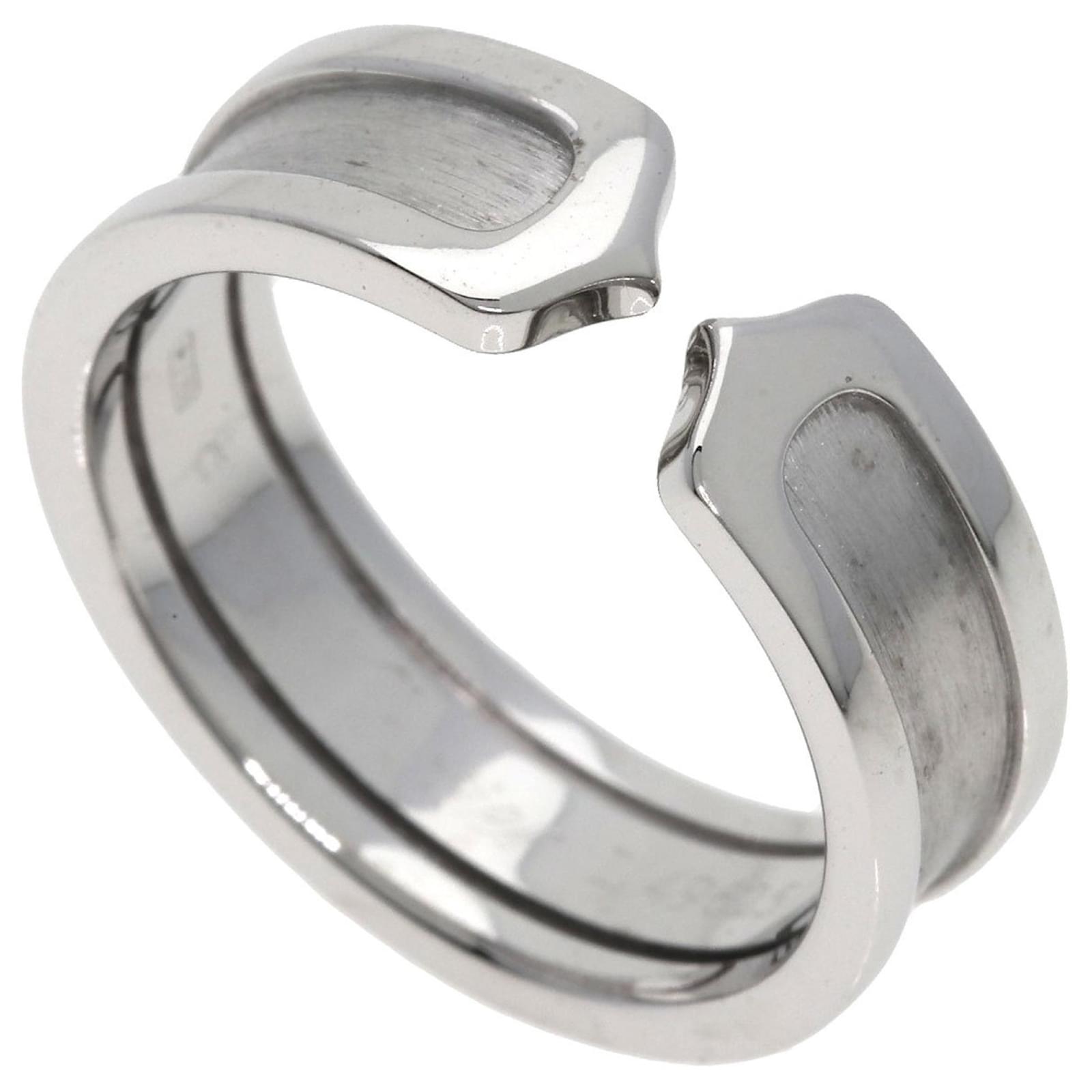 cartier 2C C2 Silvery White gold ref.1401677 - Joli Closet