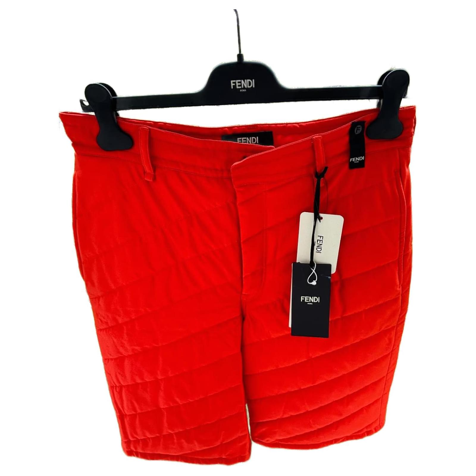 Shorts/woven Fendi pattern Orange Cloth ref.1402019 - Joli Closet