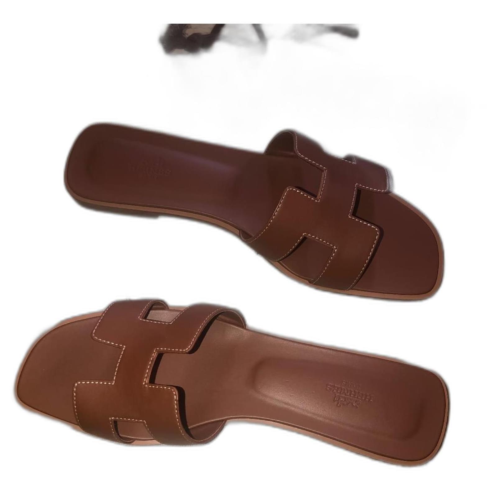 Hermès Oran Brown Leather ref.1402305 - Joli Closet