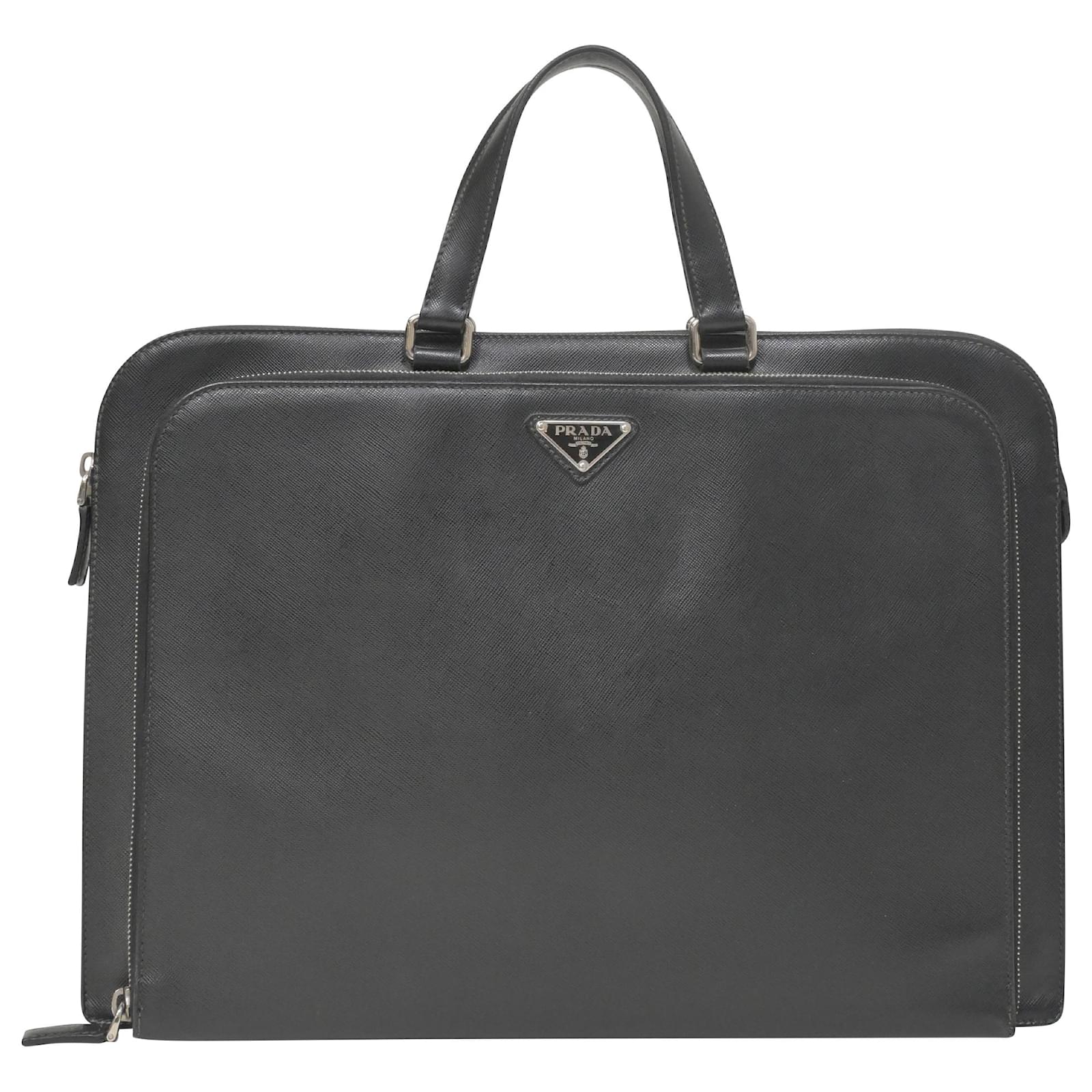 Prada Travel Briefcase in Black Leather ref.1404195 - Joli Closet