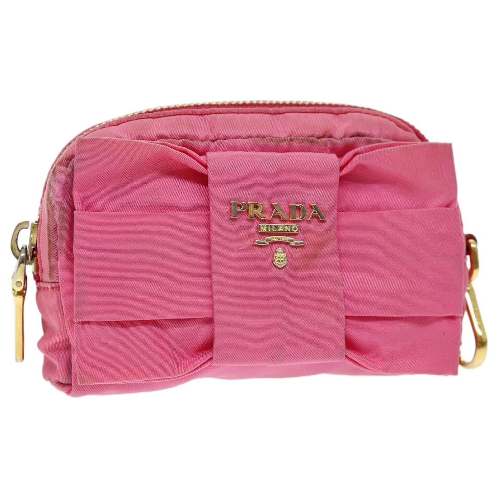PRADA Pouch Nylon Pink Auth bs14399 ref.1404711 - Joli Closet