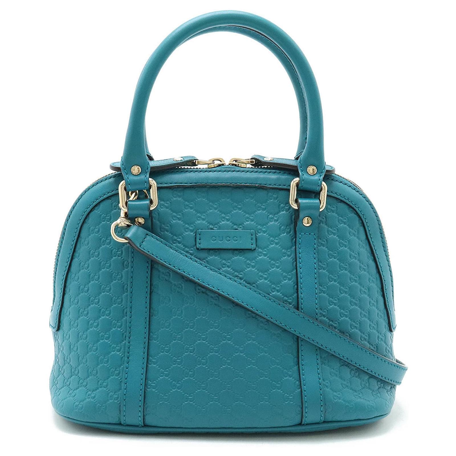 Gucci Micro Guccissima Turquoise Leather ref.1405104 - Joli Closet