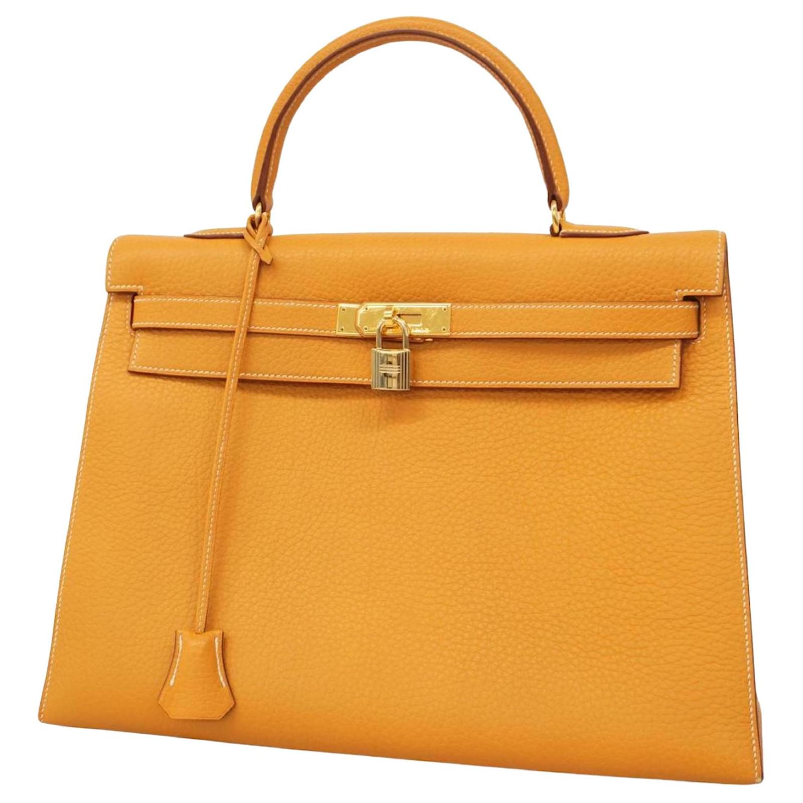 Hermès hermes kelly 35 Beige Leather ref.1405505 - Joli Closet