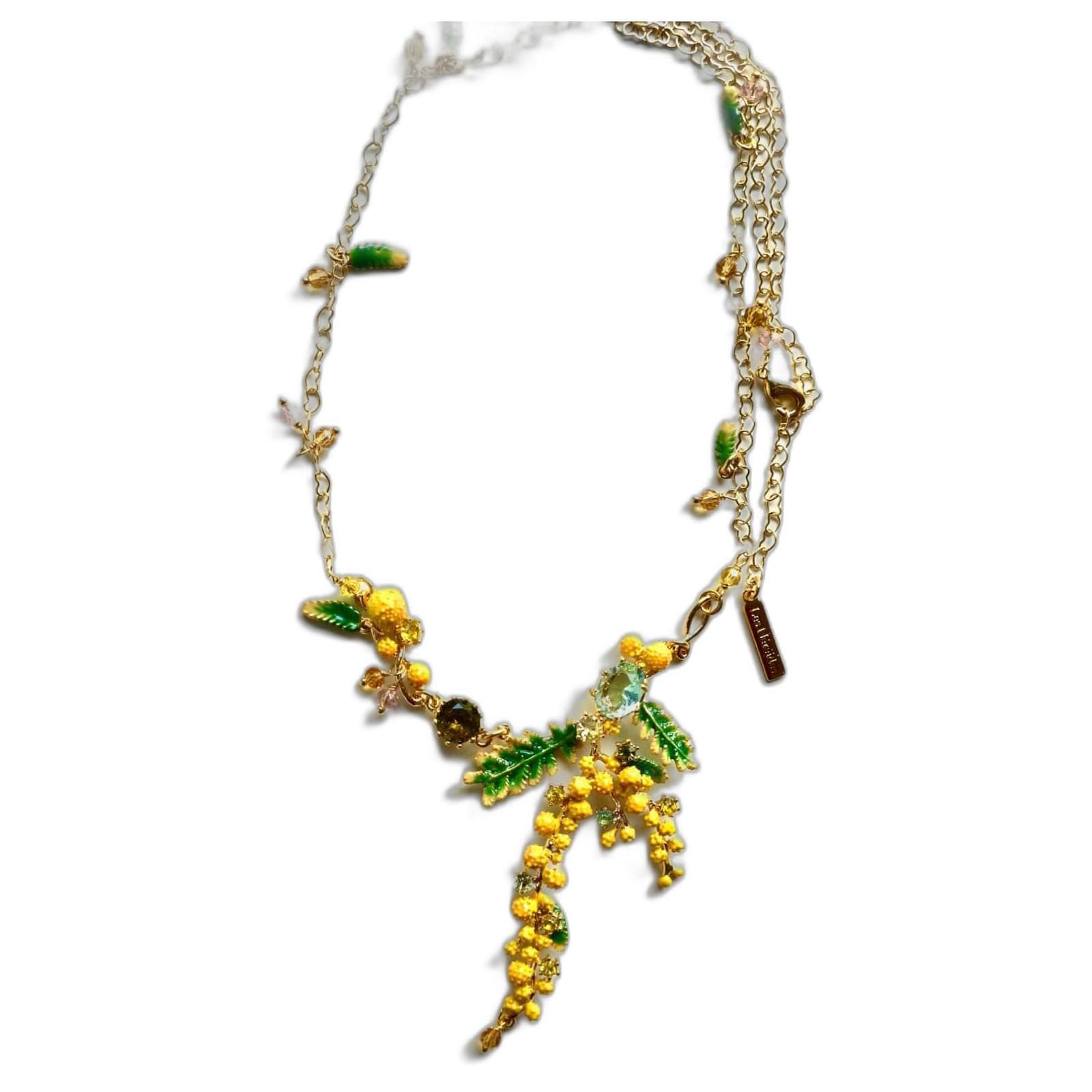 Les Nereides Mimosa necklace Yellow Enamel ref.1405643 - Joli Closet
