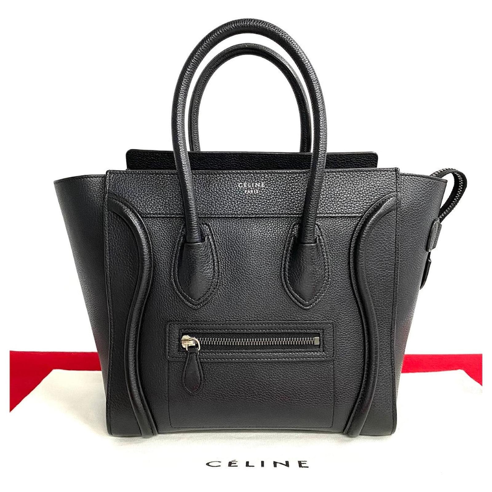 Céline Celine Micro Leather Luggage Tote Leather Tote Bag in Good ...