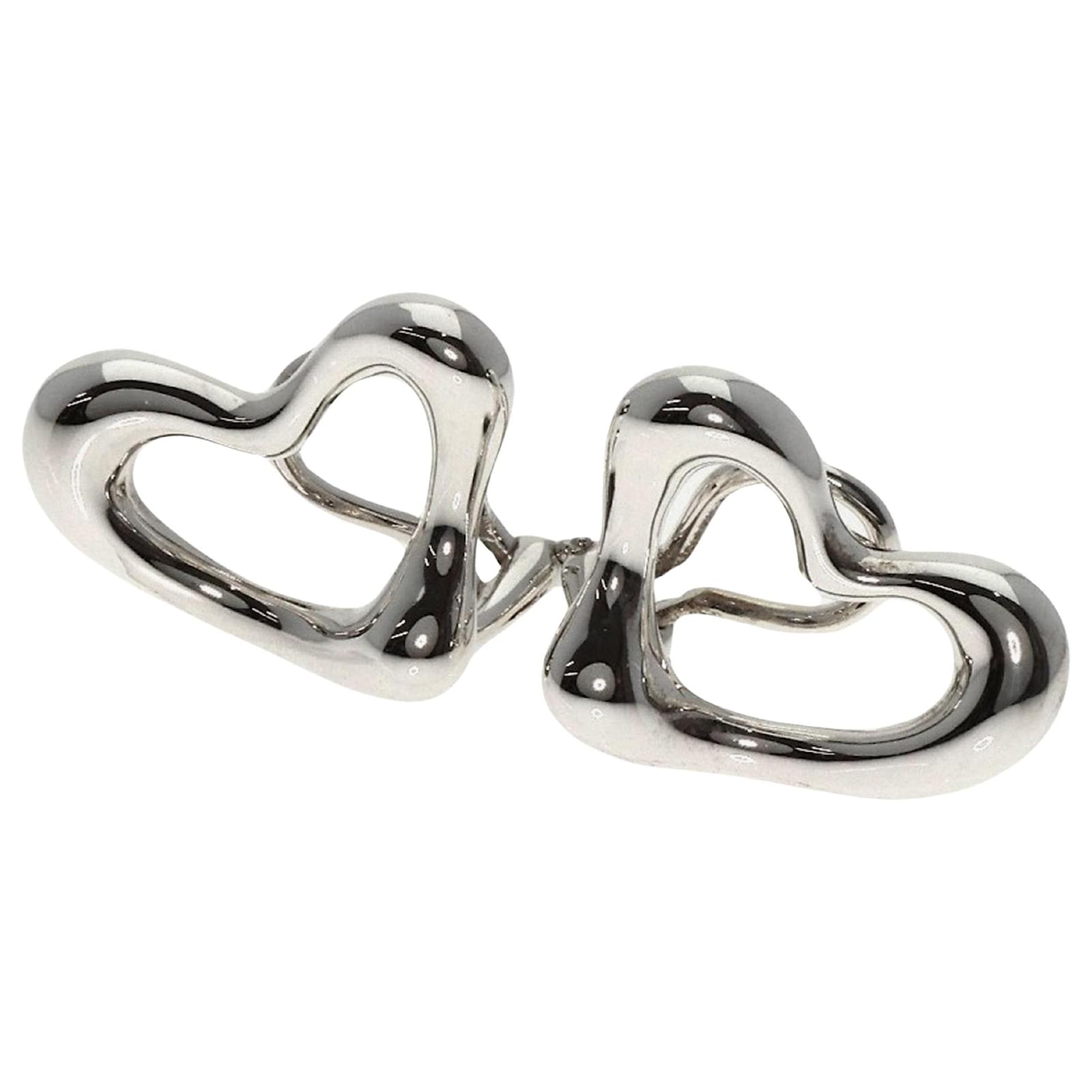 Tiffany & Co Open Heart Silvery Silver ref.1407069 - Joli Closet