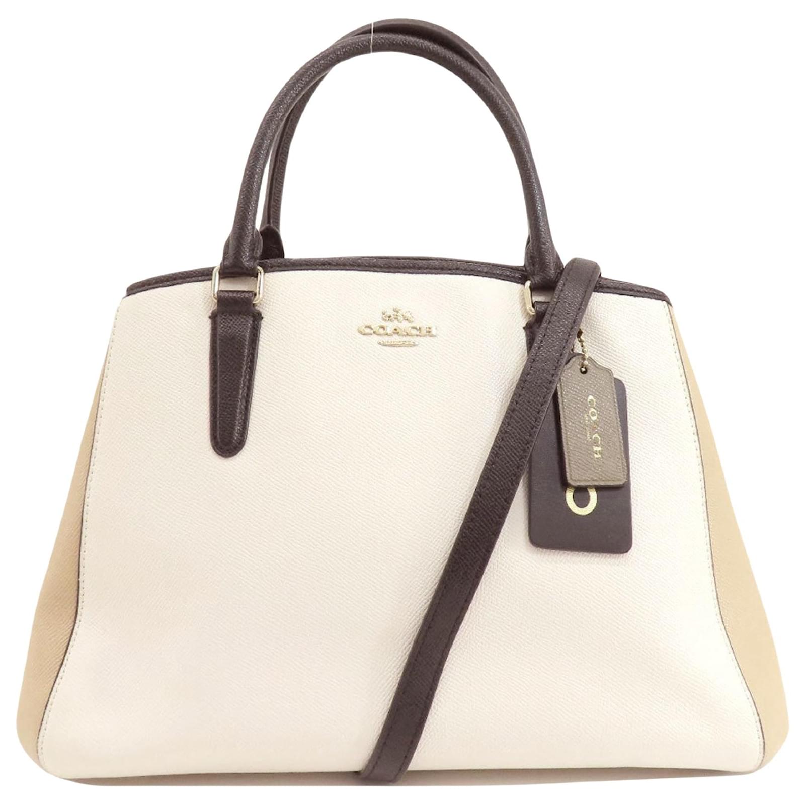 Coach White Leather ref.1407472 - Joli Closet
