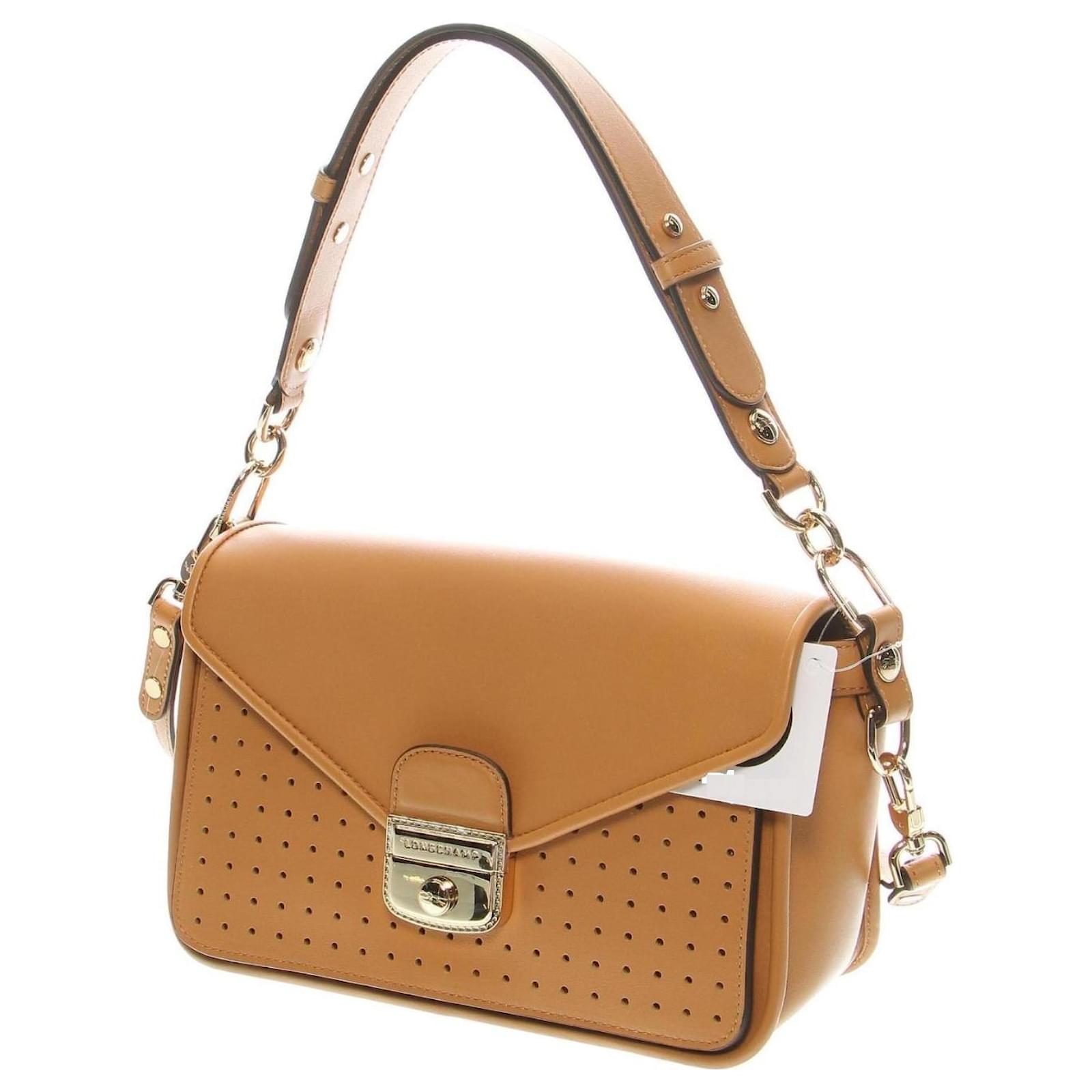 Longchamp Handbags Camel Leather ref.1407899 - Joli Closet