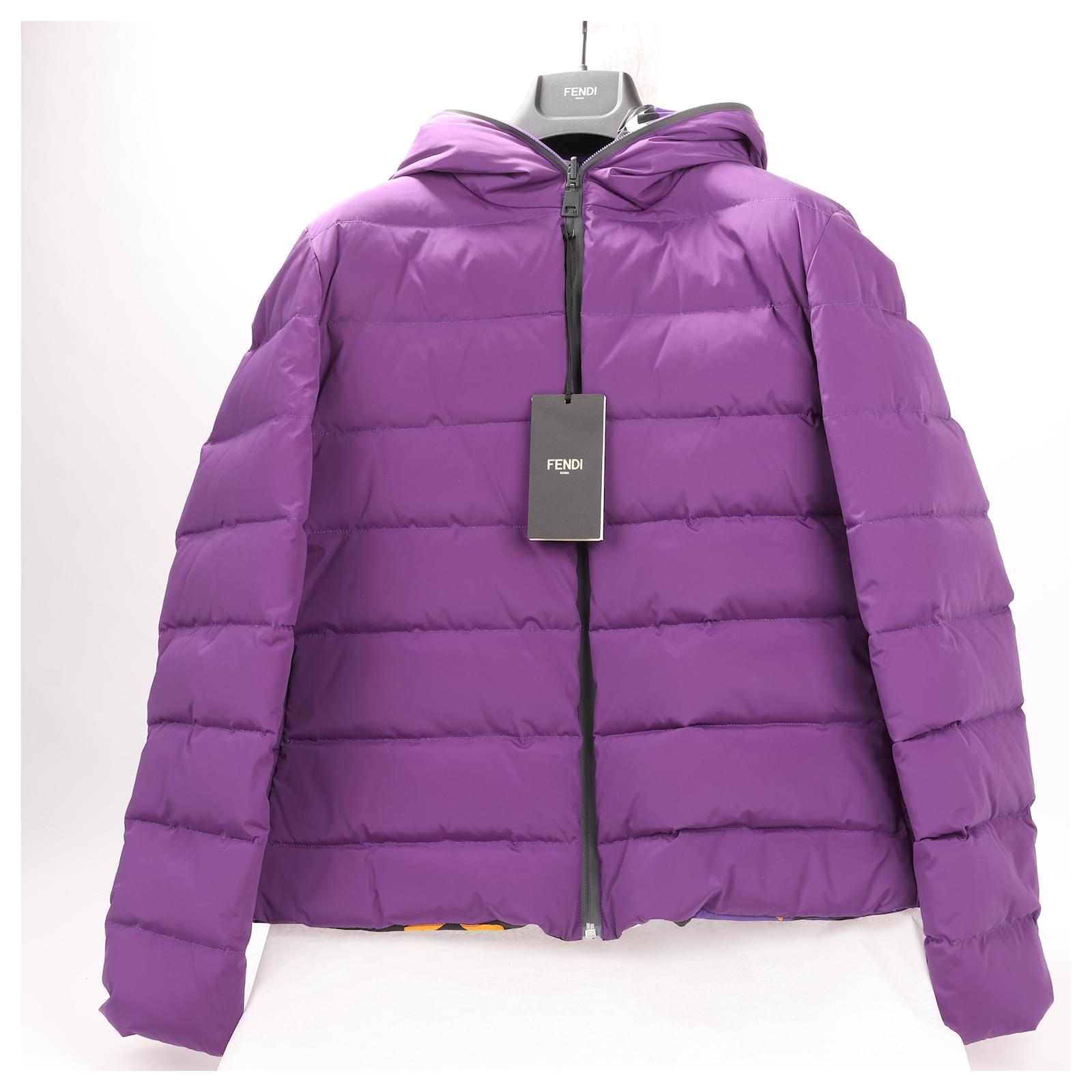 Fendi Purple Puffer Jacket, Size 44 Synthetic ref.1410682 - Joli Closet