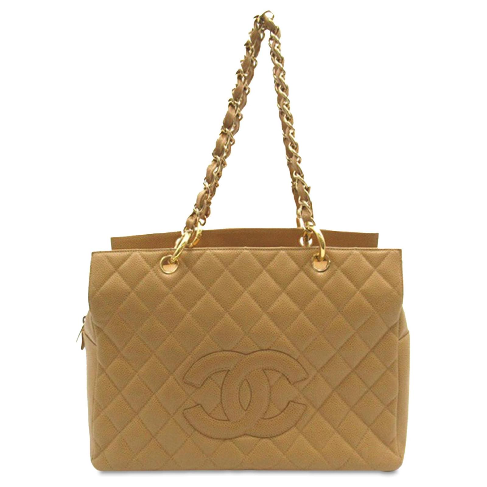 Tan Chanel Caviar Timeless Tote Camel Leather ref.1413120 - Joli Closet