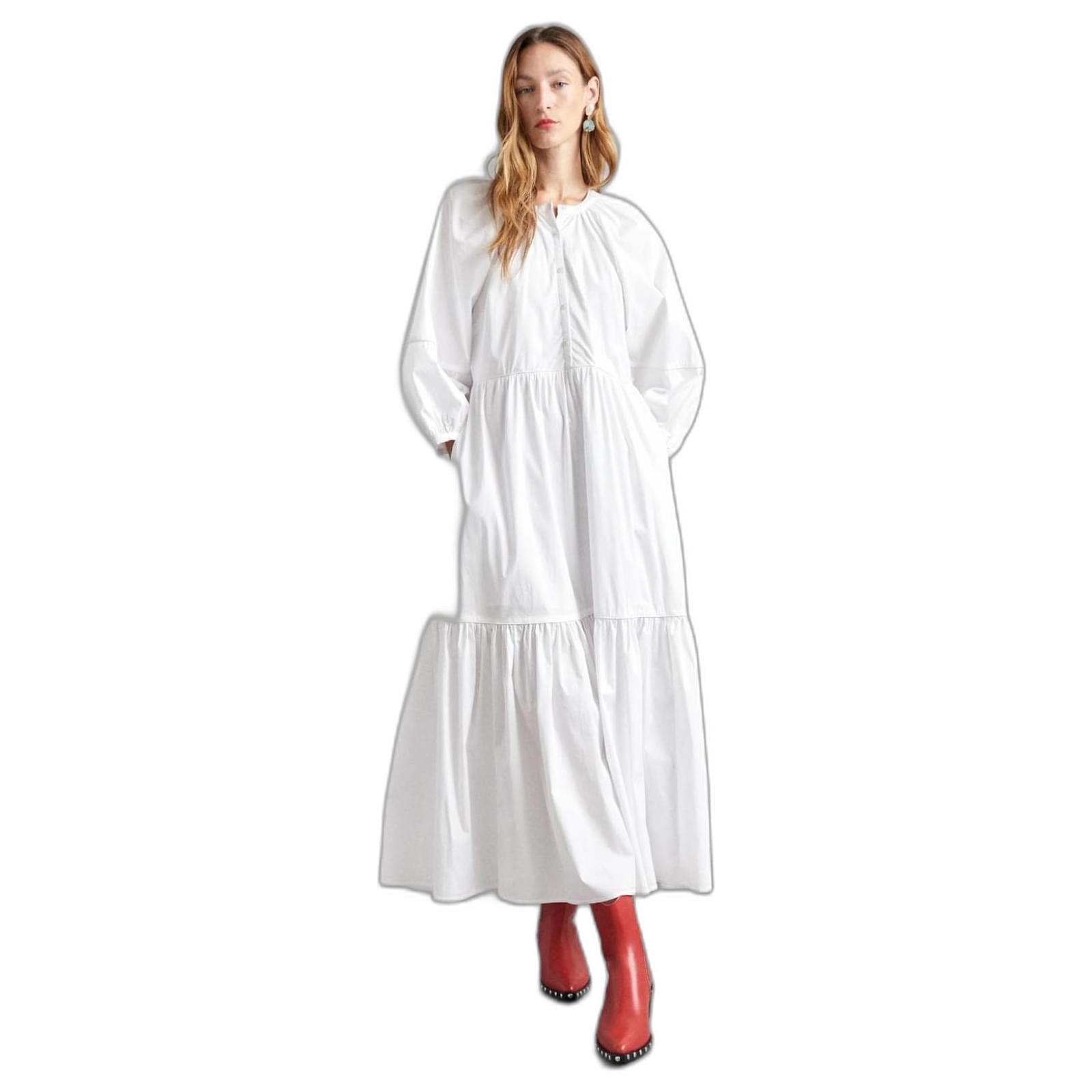 Staud Dresses White Cotton ref.1413783 - Joli Closet