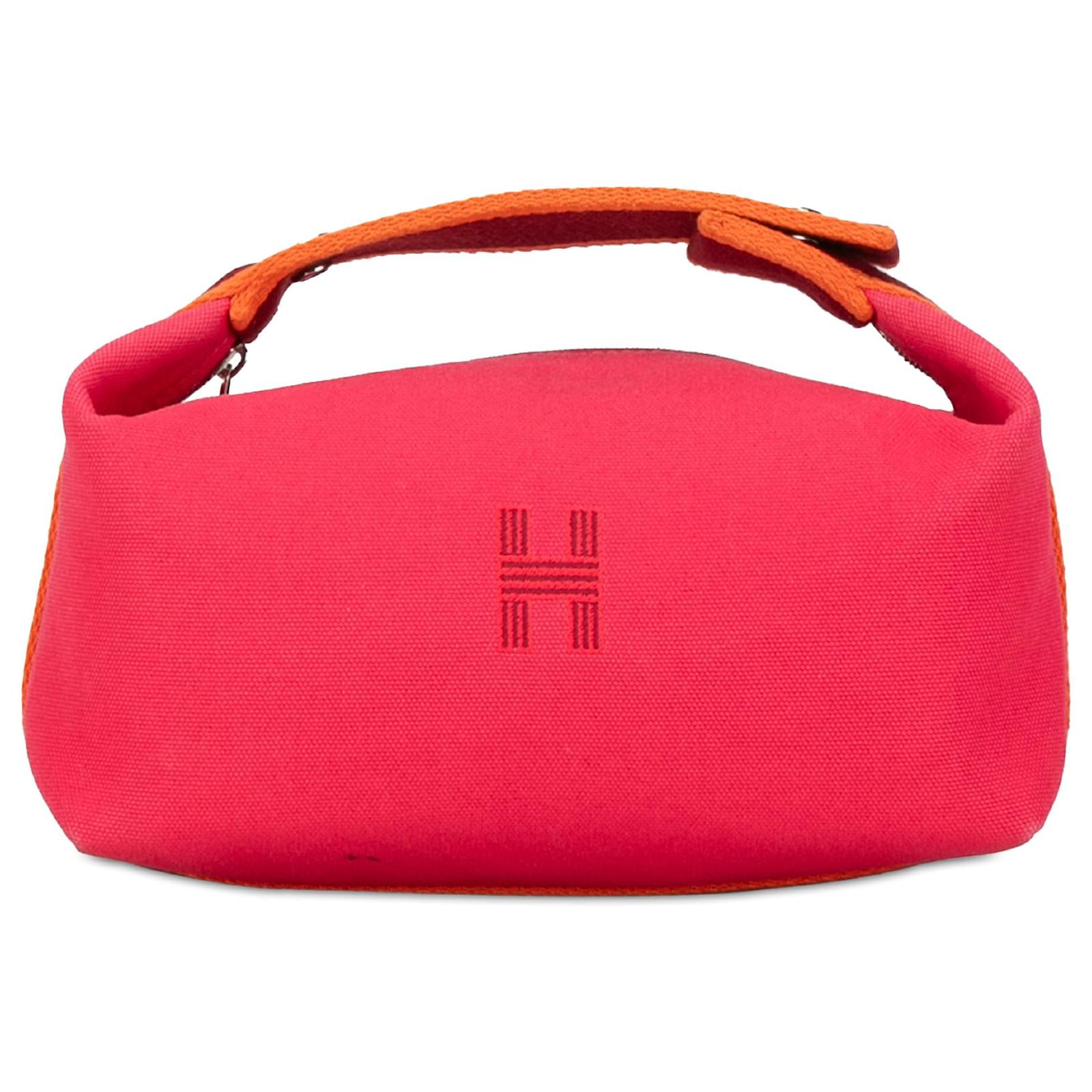 Hermès Pink Small Toile Bride A Brac Cloth Cloth ref.1416375 - Joli Closet