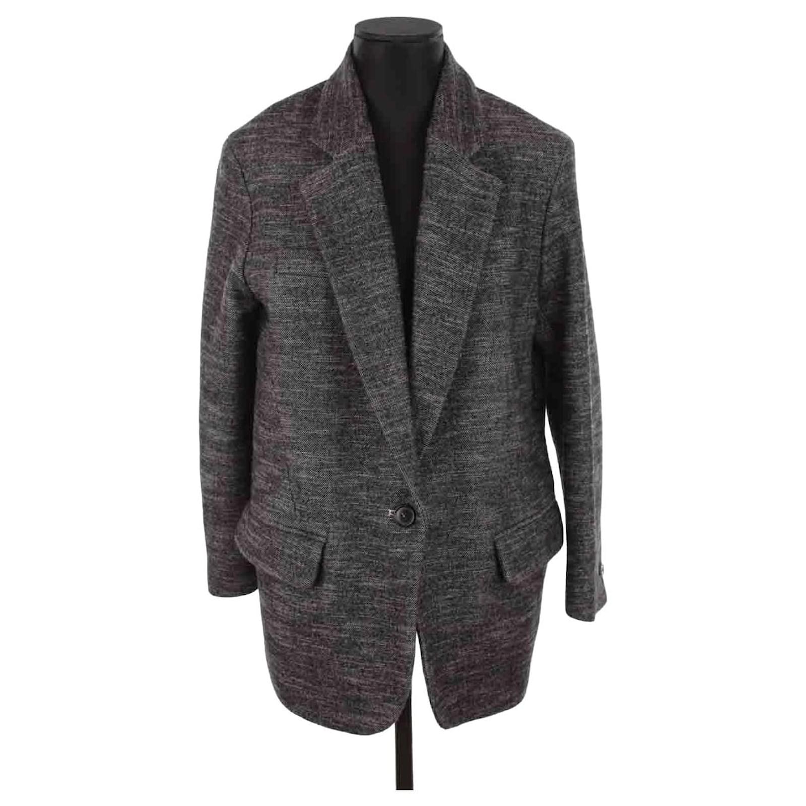 Isabel Marant Etoile Wool jacket Black ref.1417929 - Joli Closet