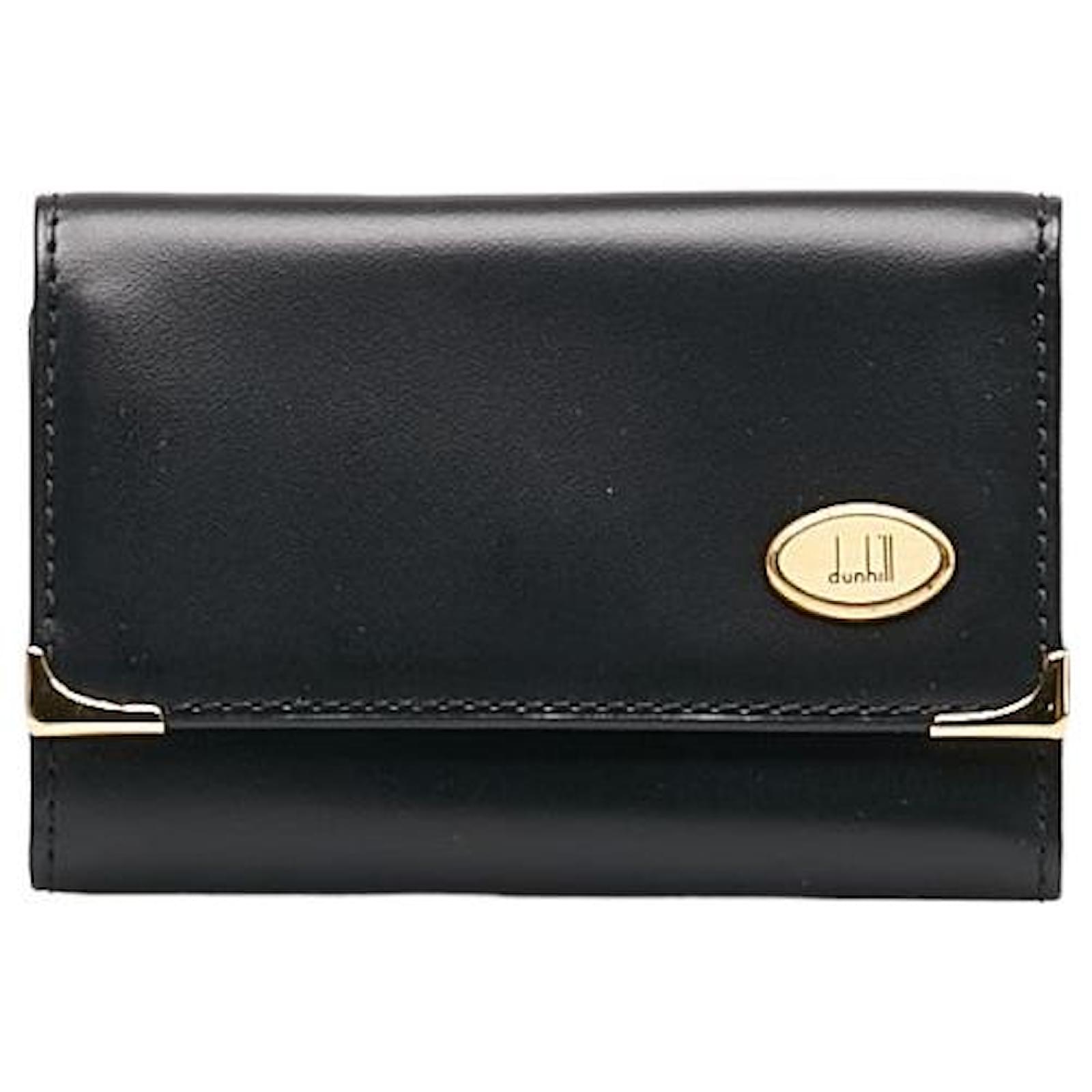 Alfred Dunhill Dunhill Leather Oxford Logo Gold Hardware 6-Key Case ...